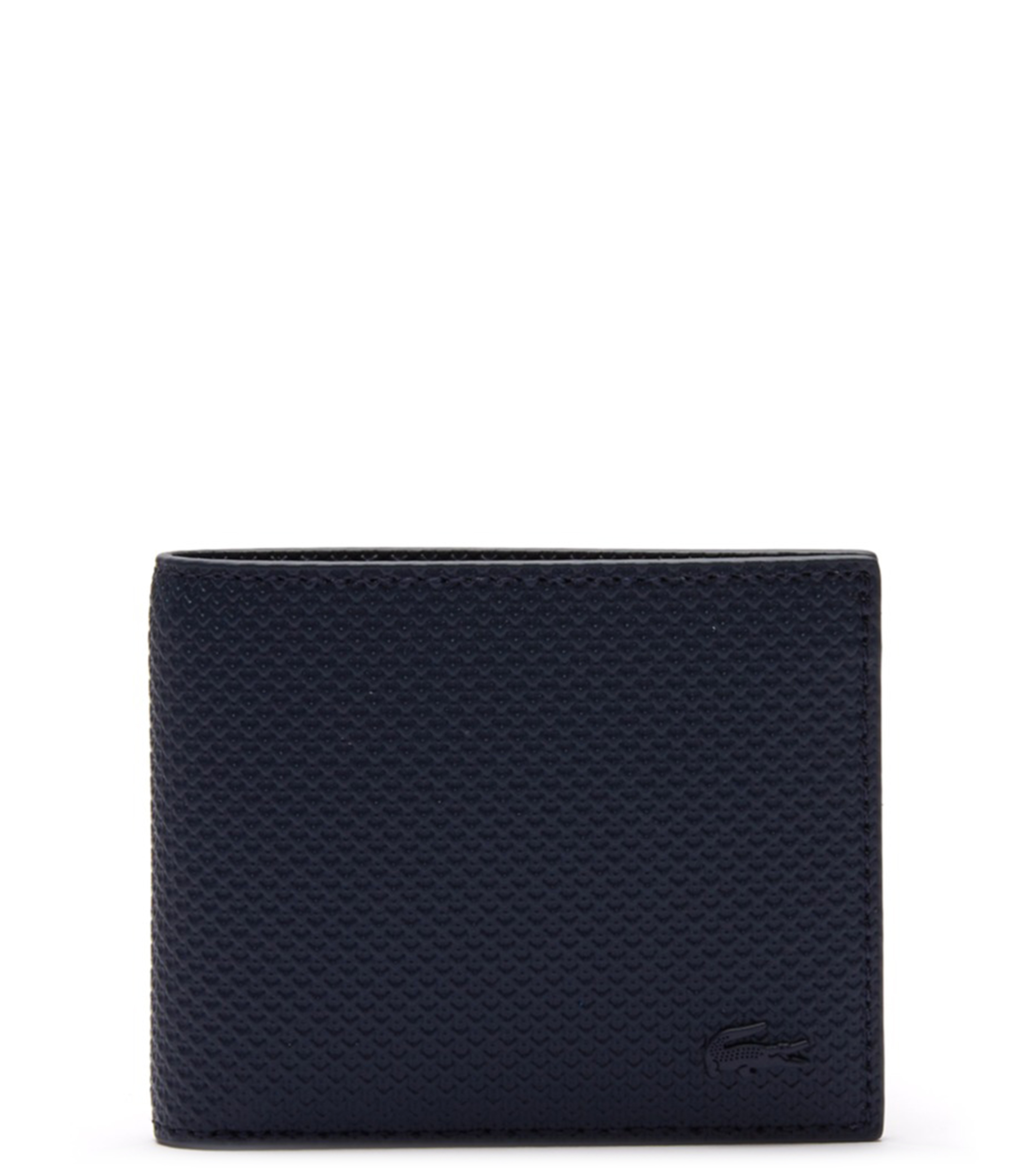 Lacoste Cartera bifold en piel con textura Hombre - El Palacio de Hierro