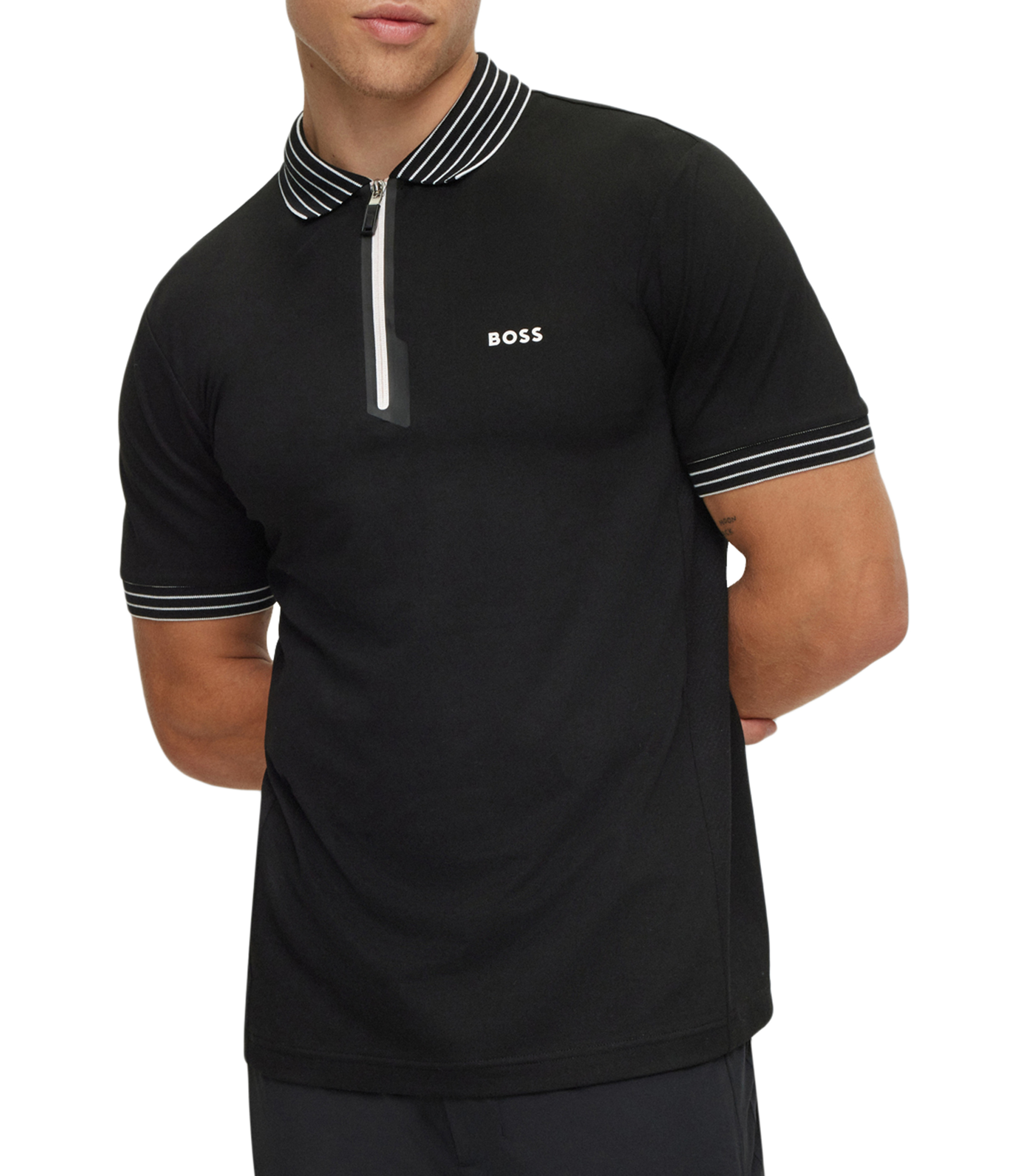 Boss Playera Polo Slim Fit en mezcla algodón con logo Porsche x Boss ...