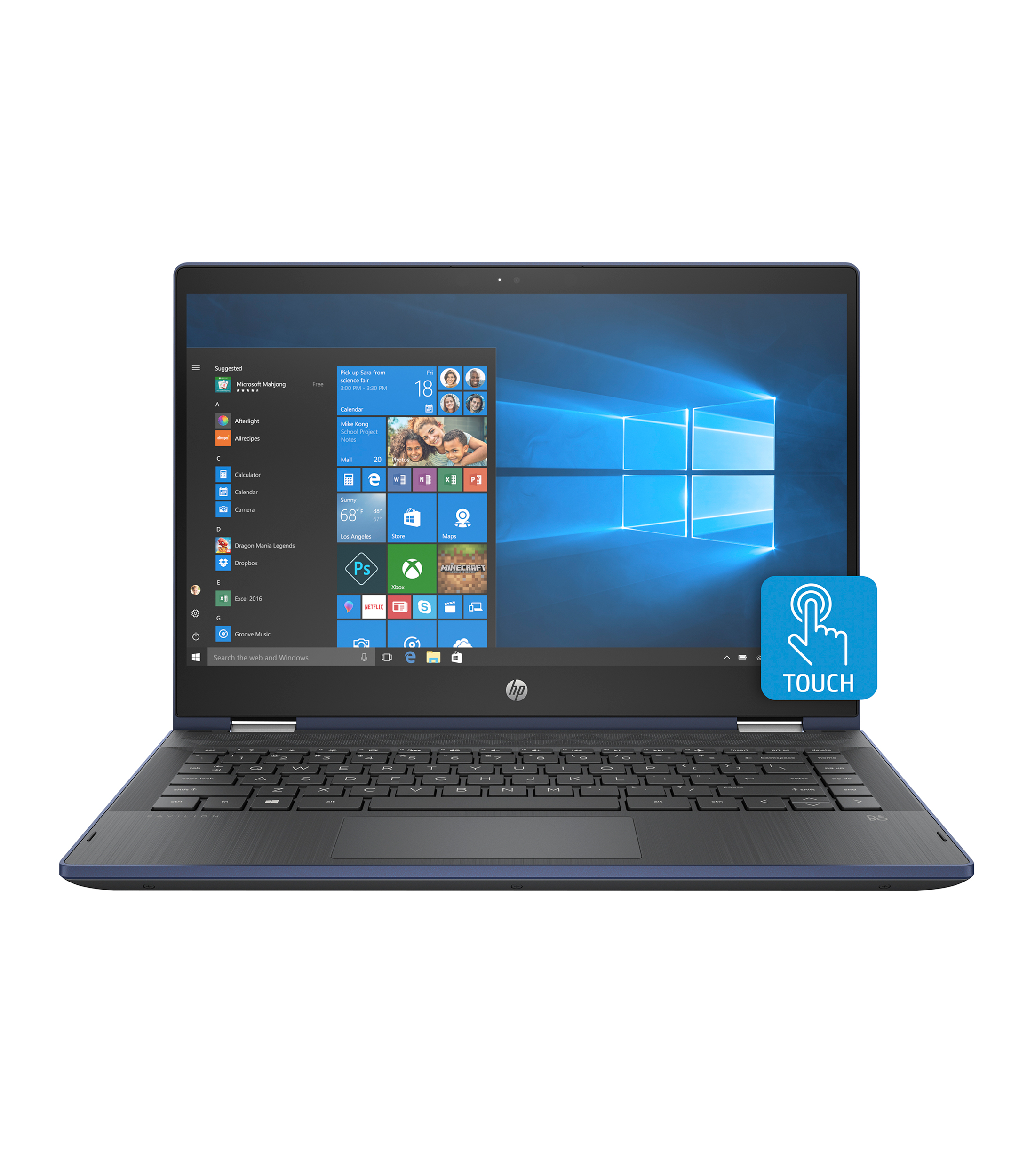 HP Notebook Convertible Pavilion X360, 14", Intel Core i3-8130, RAM 4 ...