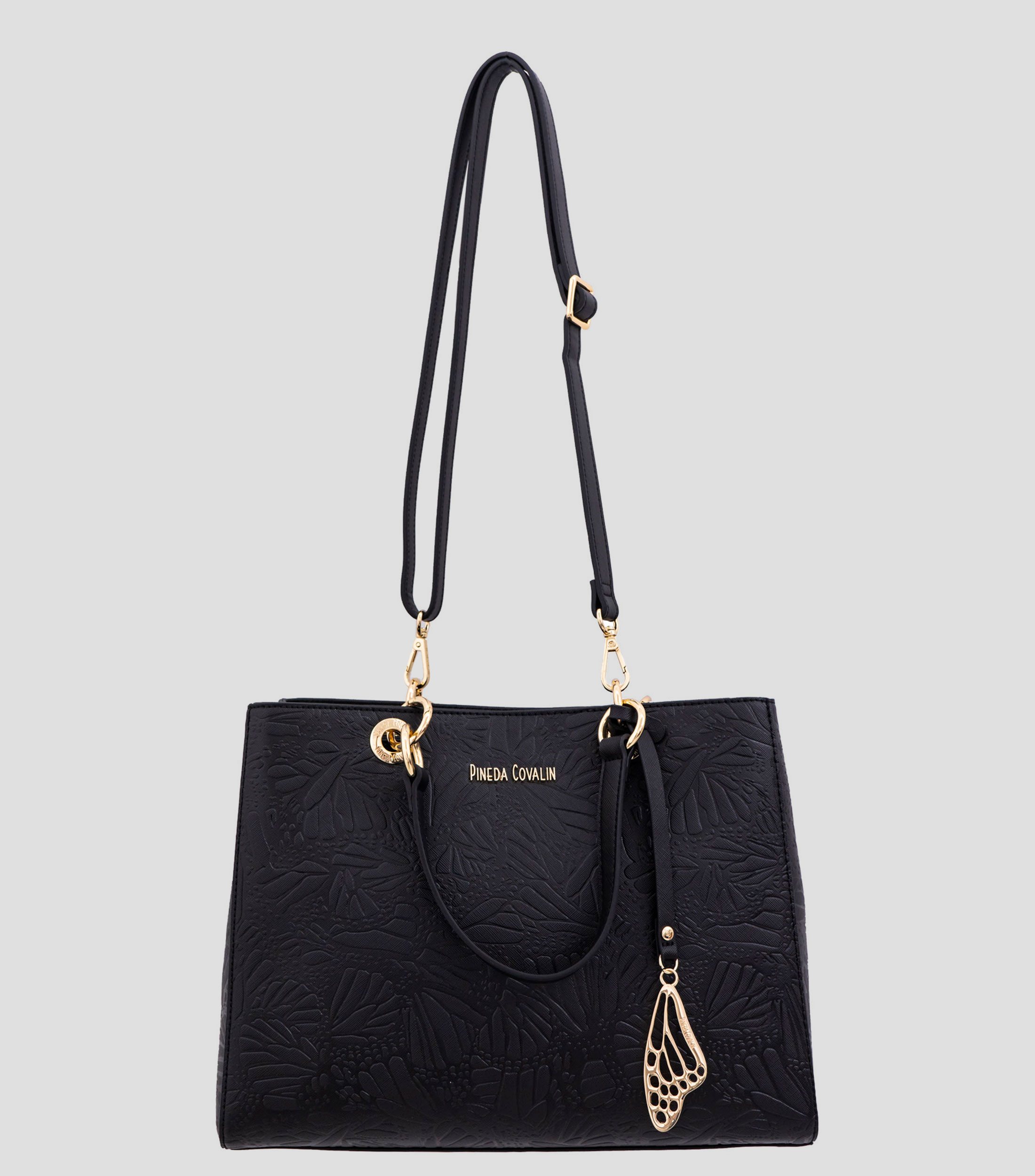 Pineda Covalin: Bolso satchel KXN Grabado Mariposa Mujer | El Palacio ...