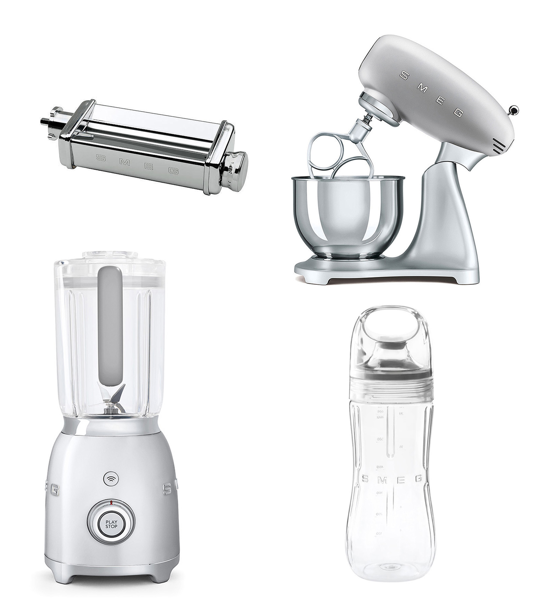 Smeg Combo Batidora Plata - El Palacio de Hierro