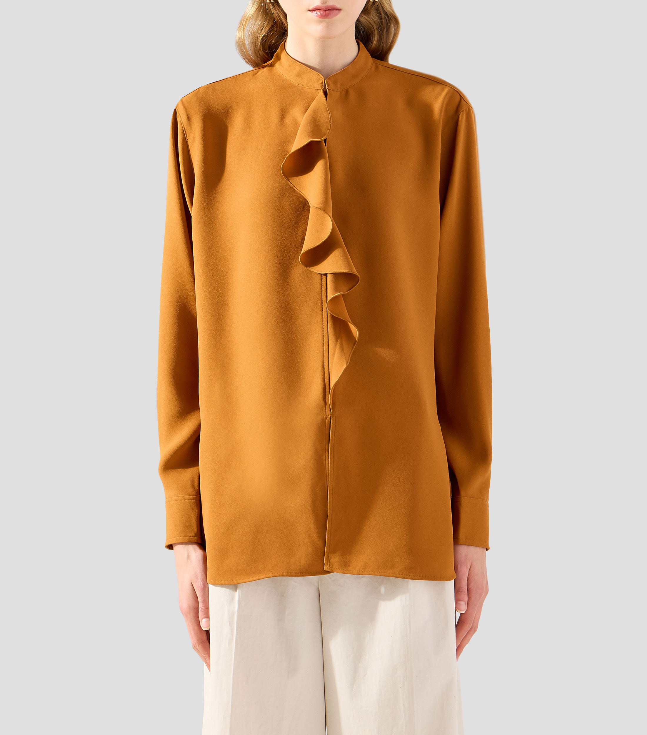 Lauren Blusa con olanes manga larga Mujer |El Palacio de Hierro