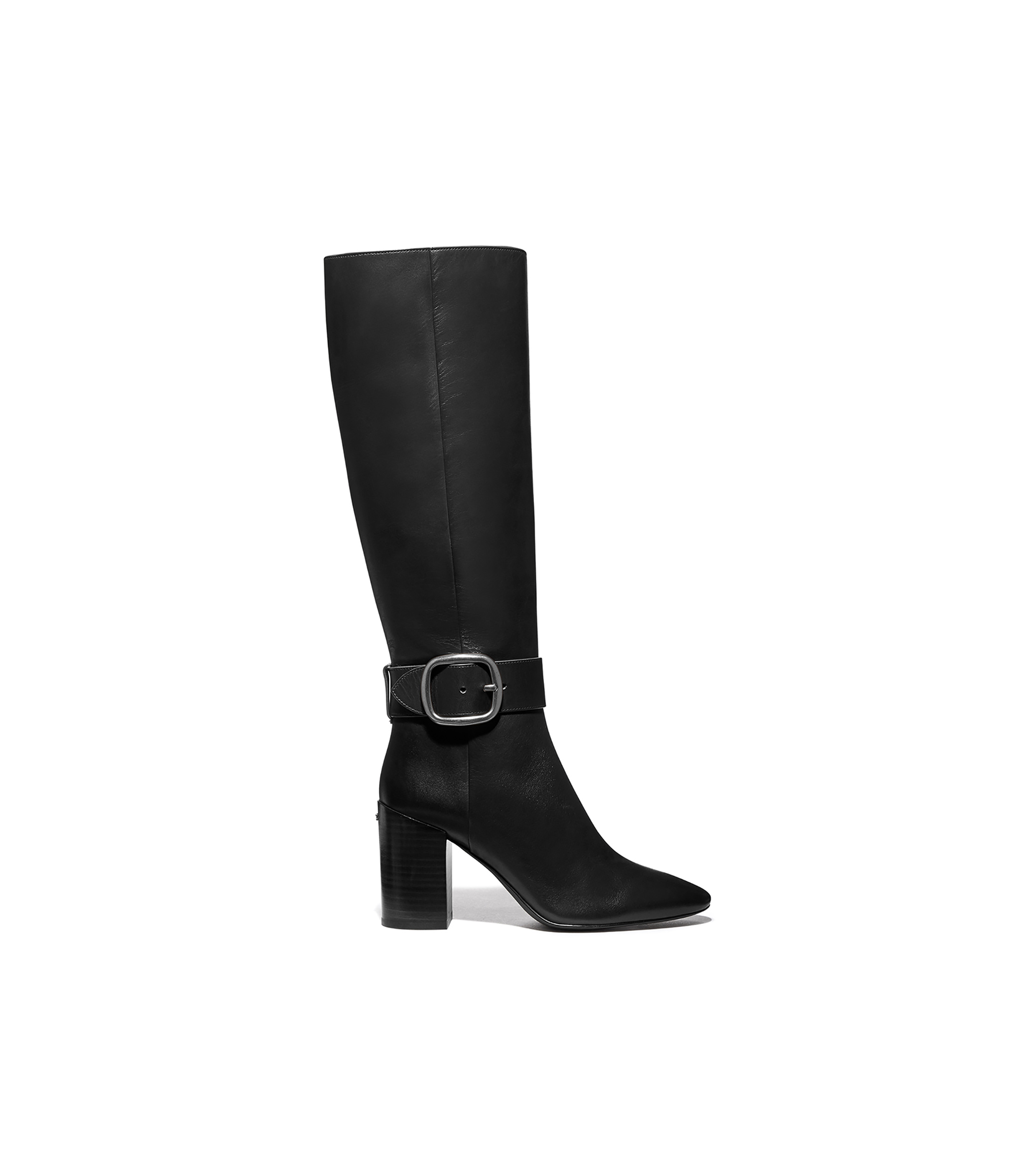 COACH Botas Evelyn Buckle con tacón alto Mujer- El Palacio de Hierro