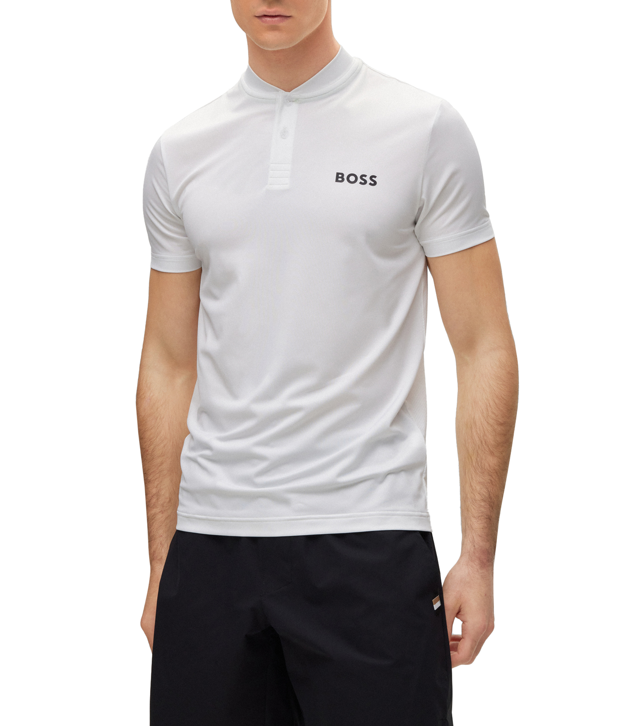 Boss: Playera Boss x Matteo Berrettini polo Slim Fit con cuello estilo ...