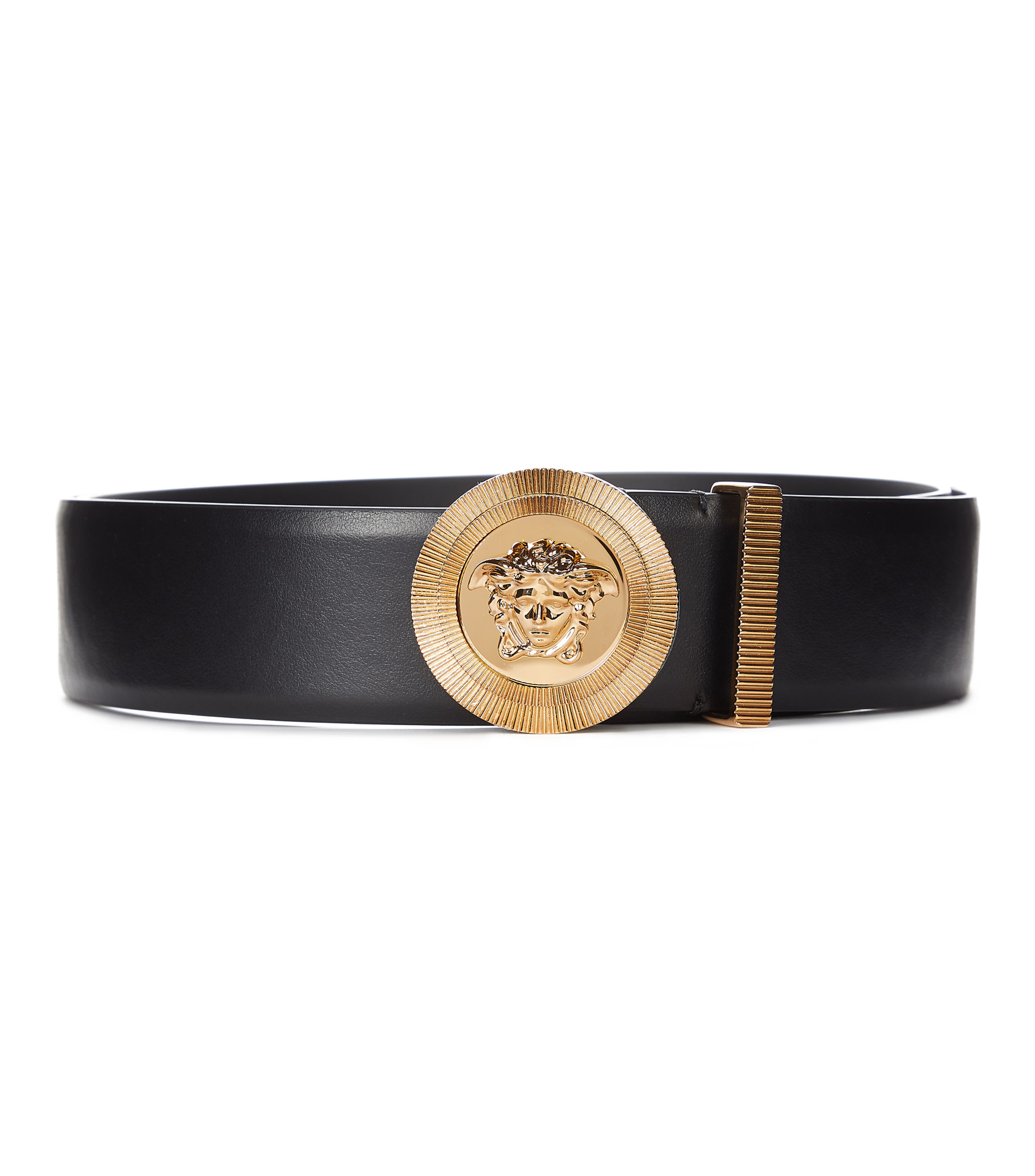 Versace: Cinturón en piel de vestir Hombre | El Palacio de Hierro