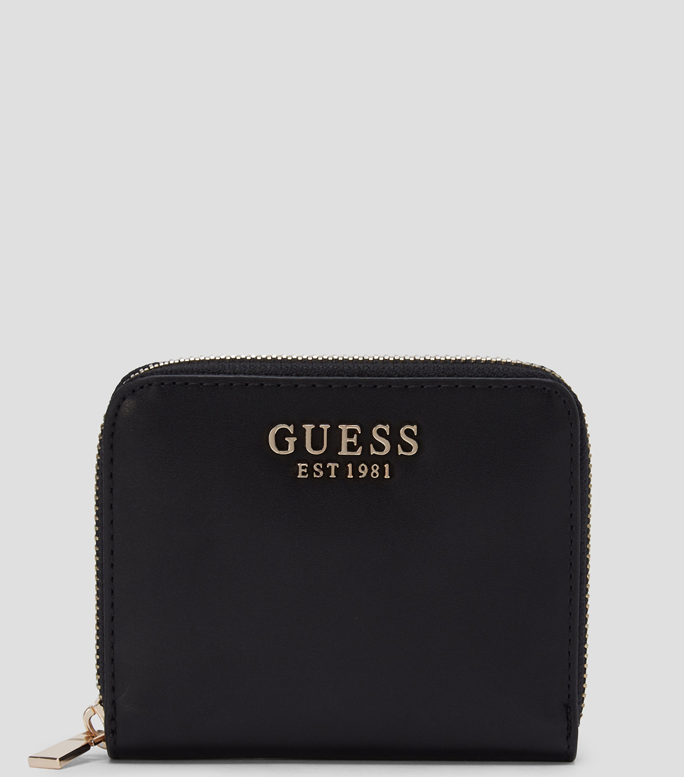 Guess: Cartera negra Laurel lisa Mujer | El Palacio de Hierro