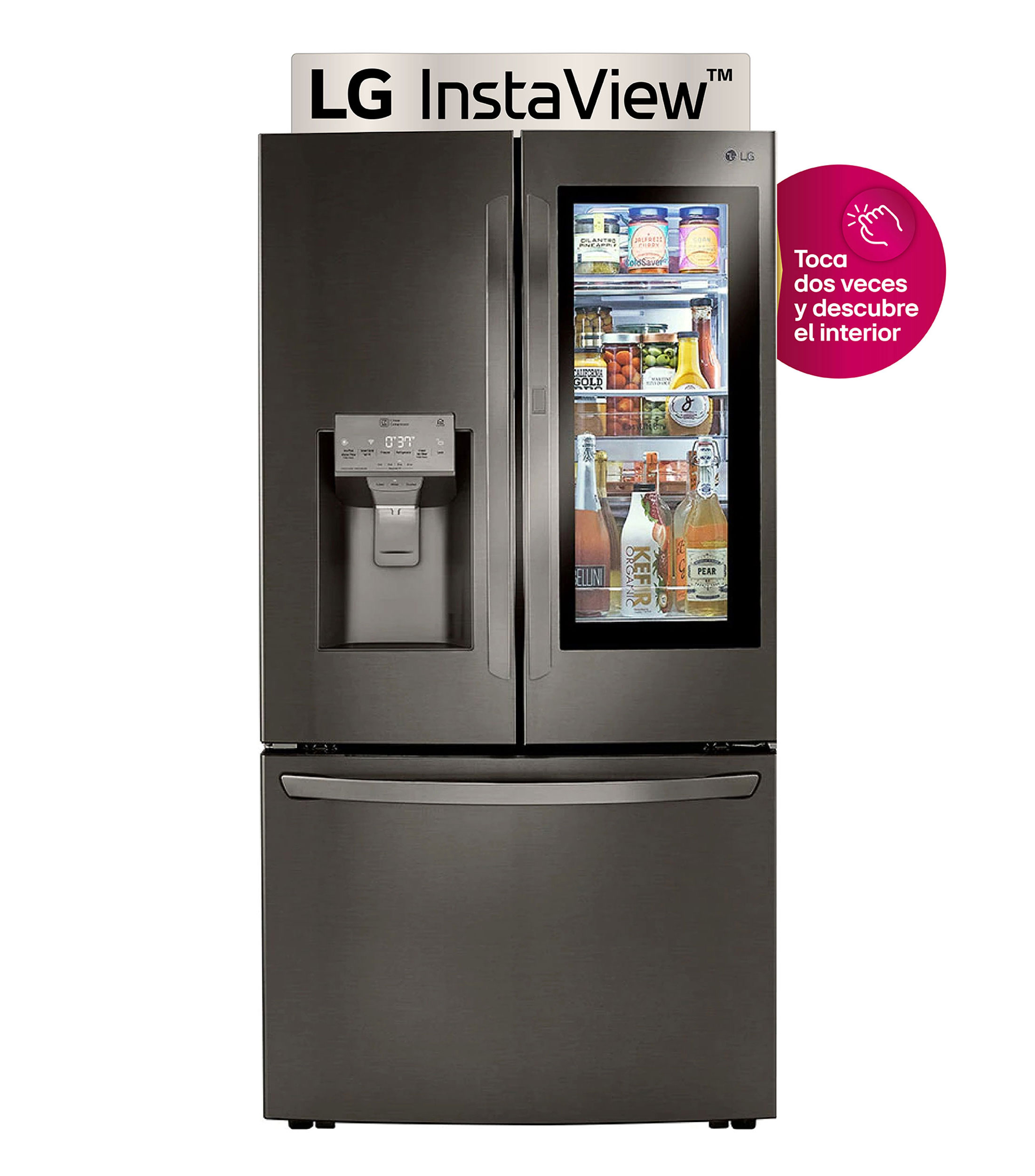 LG: Refrigerador Door-in-Door 30 p3 InstaView LM89SXD Negro Monarch ...