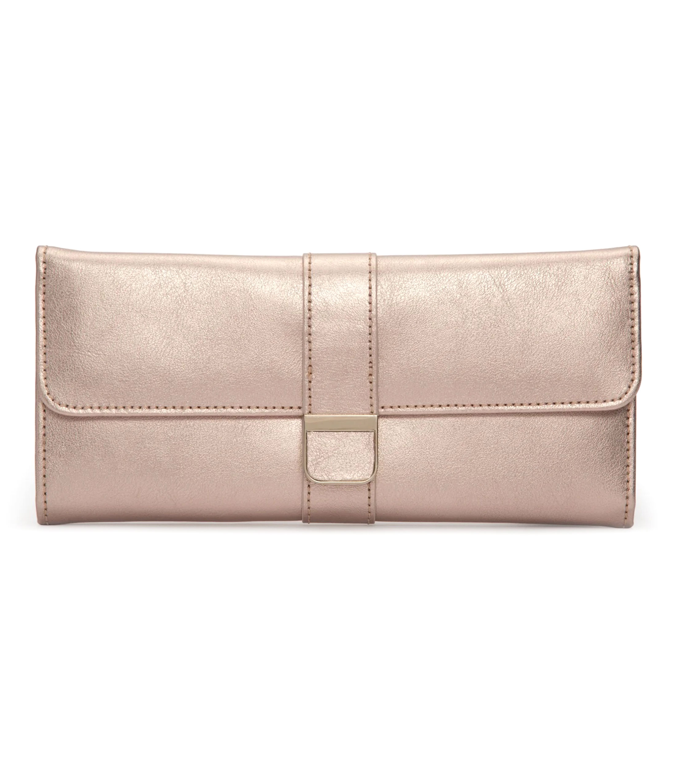 Wolf Estuche de Rollo para Joyería Palermo Rose Gold - El Palacio de Hierro