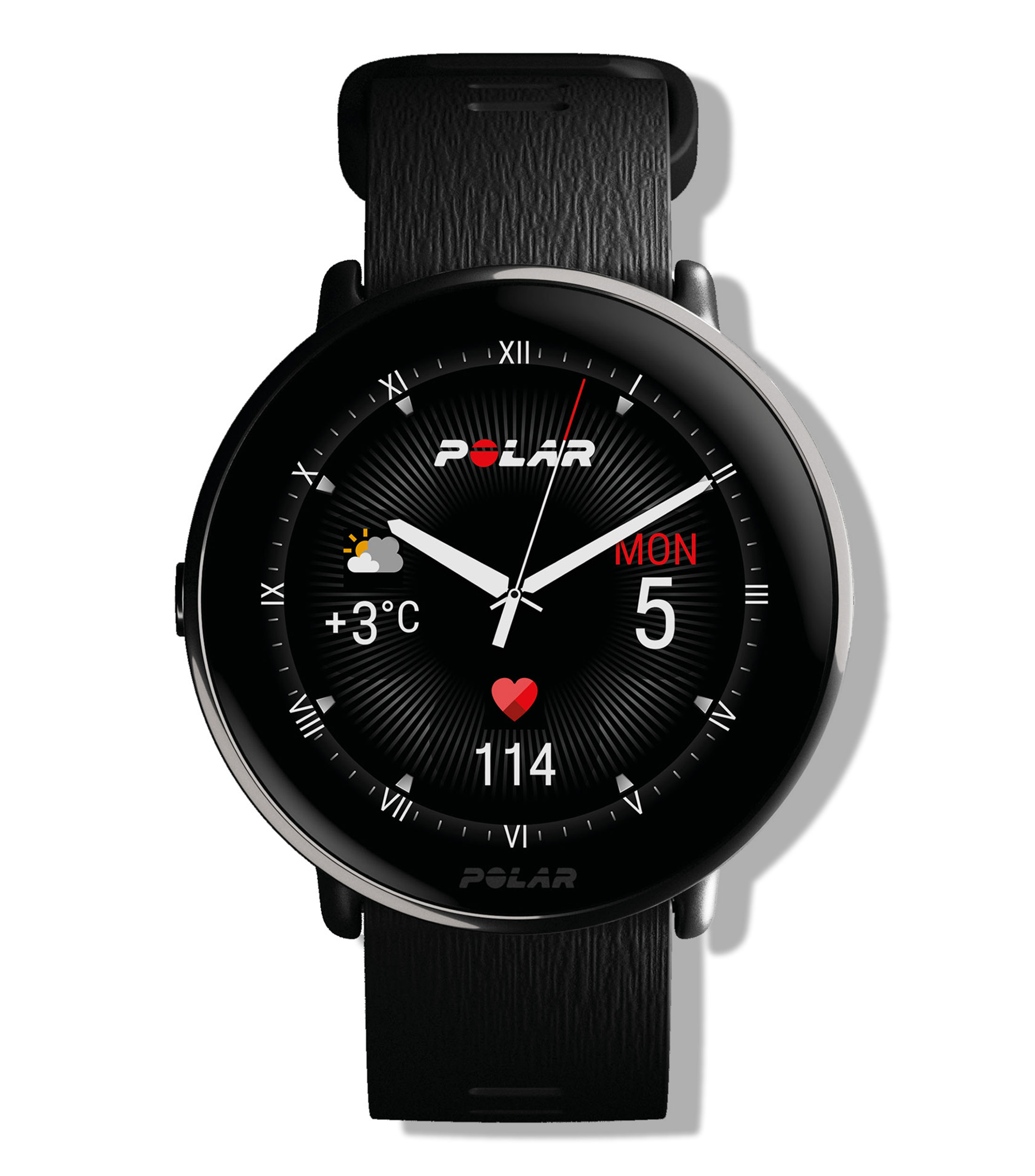 Polar Monitor Deportivo Ignite 3 Titanio de frecuencia cardiaca ...