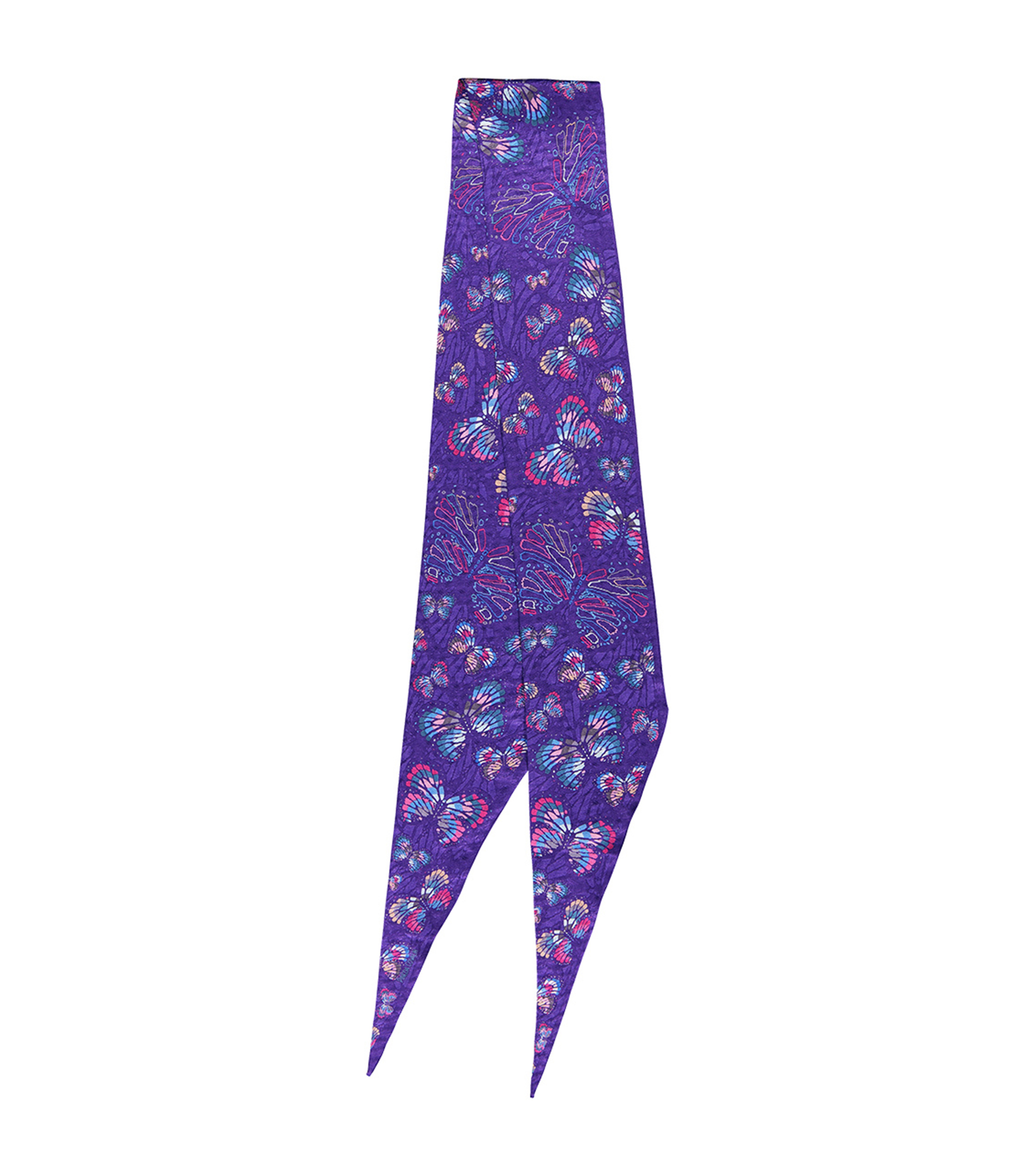 Pineda Covalin Bufanda Diagonal morada con danza de mariposas Mujer ...