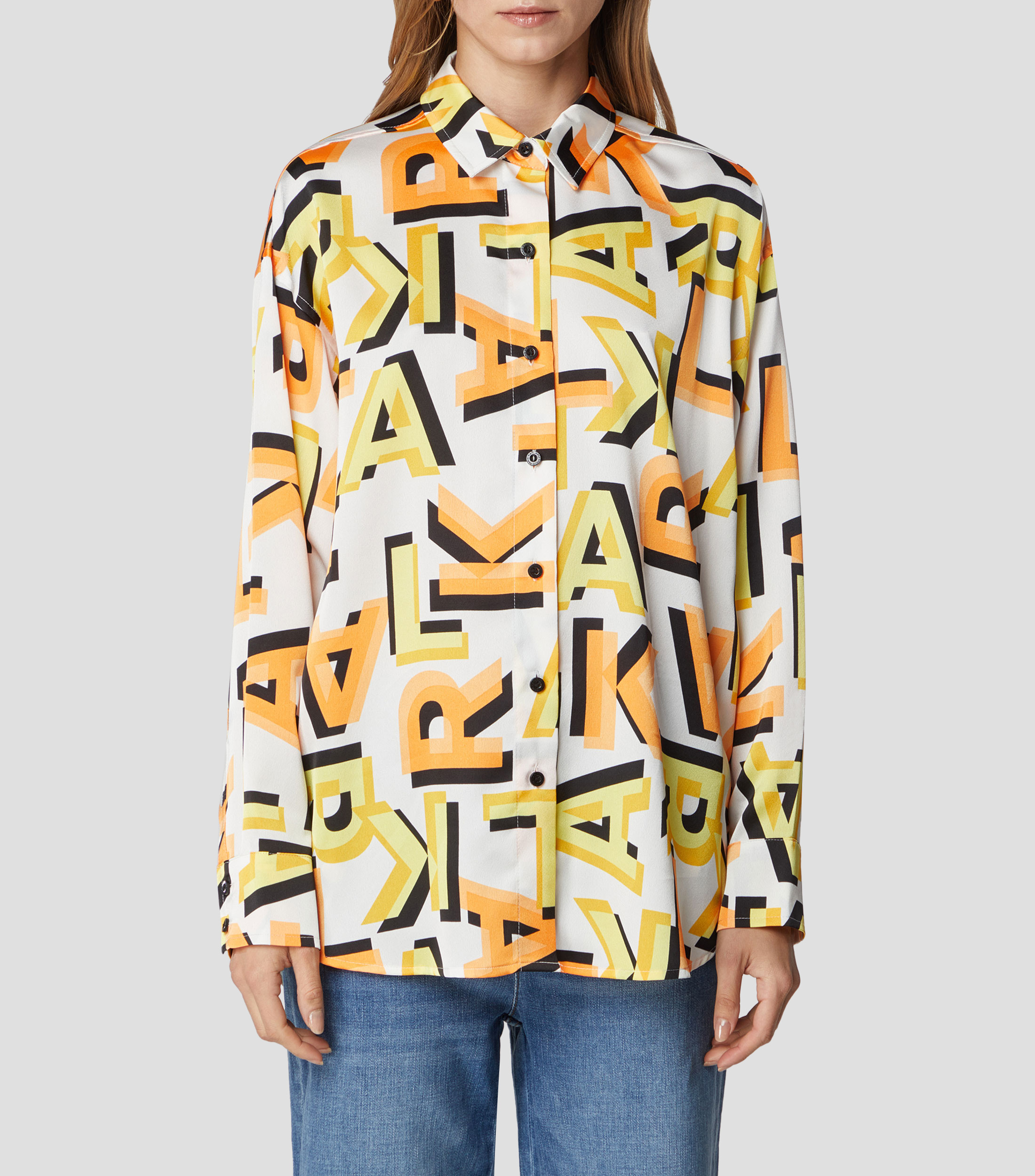 Karl Lagerfeld: Camisa estampada manga larga Mujer | El Palacio de Hierro