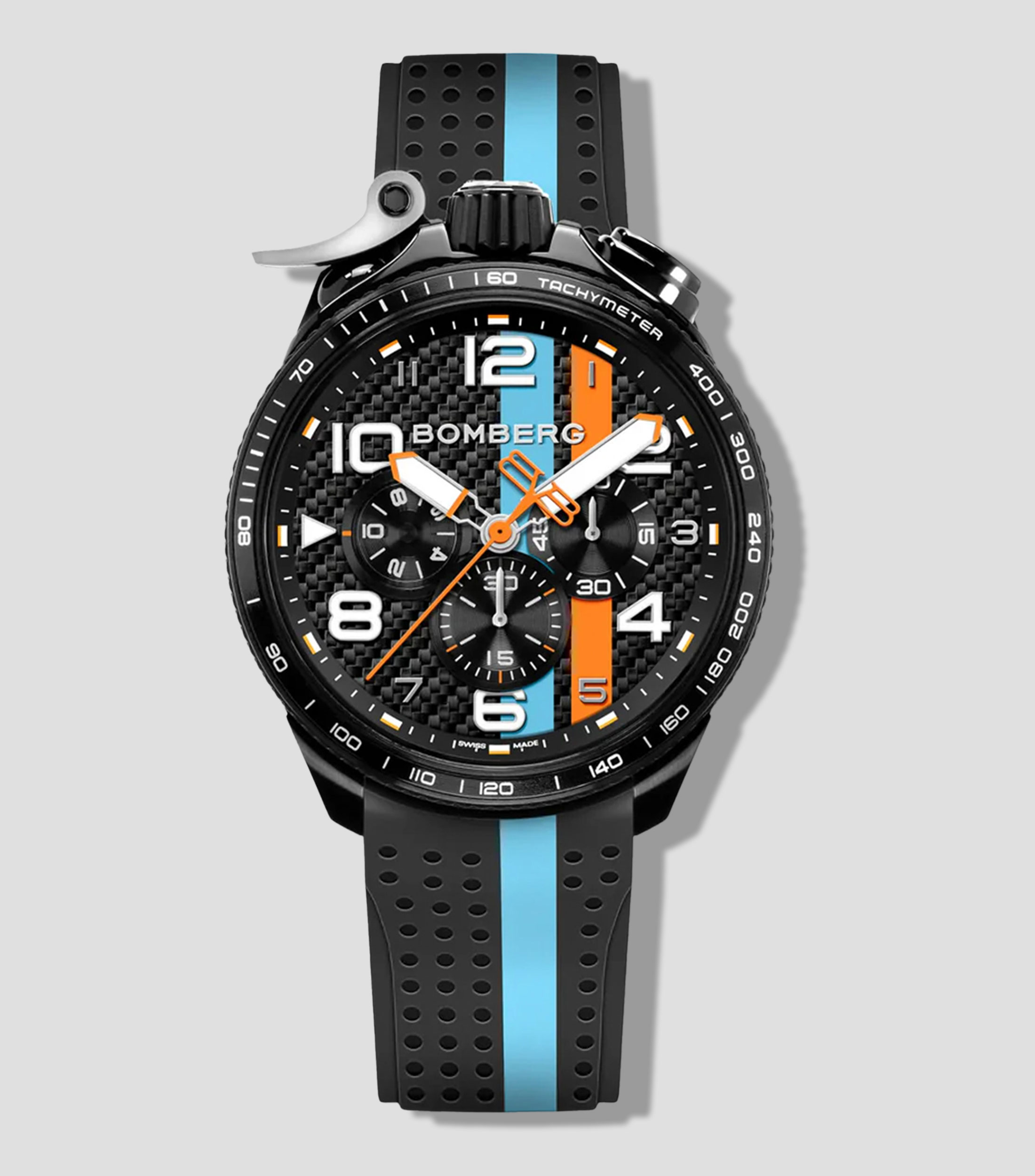 Bomberg Reloj Unisex Racing carbon Deportivo, Negro - El Palacio de Hierro