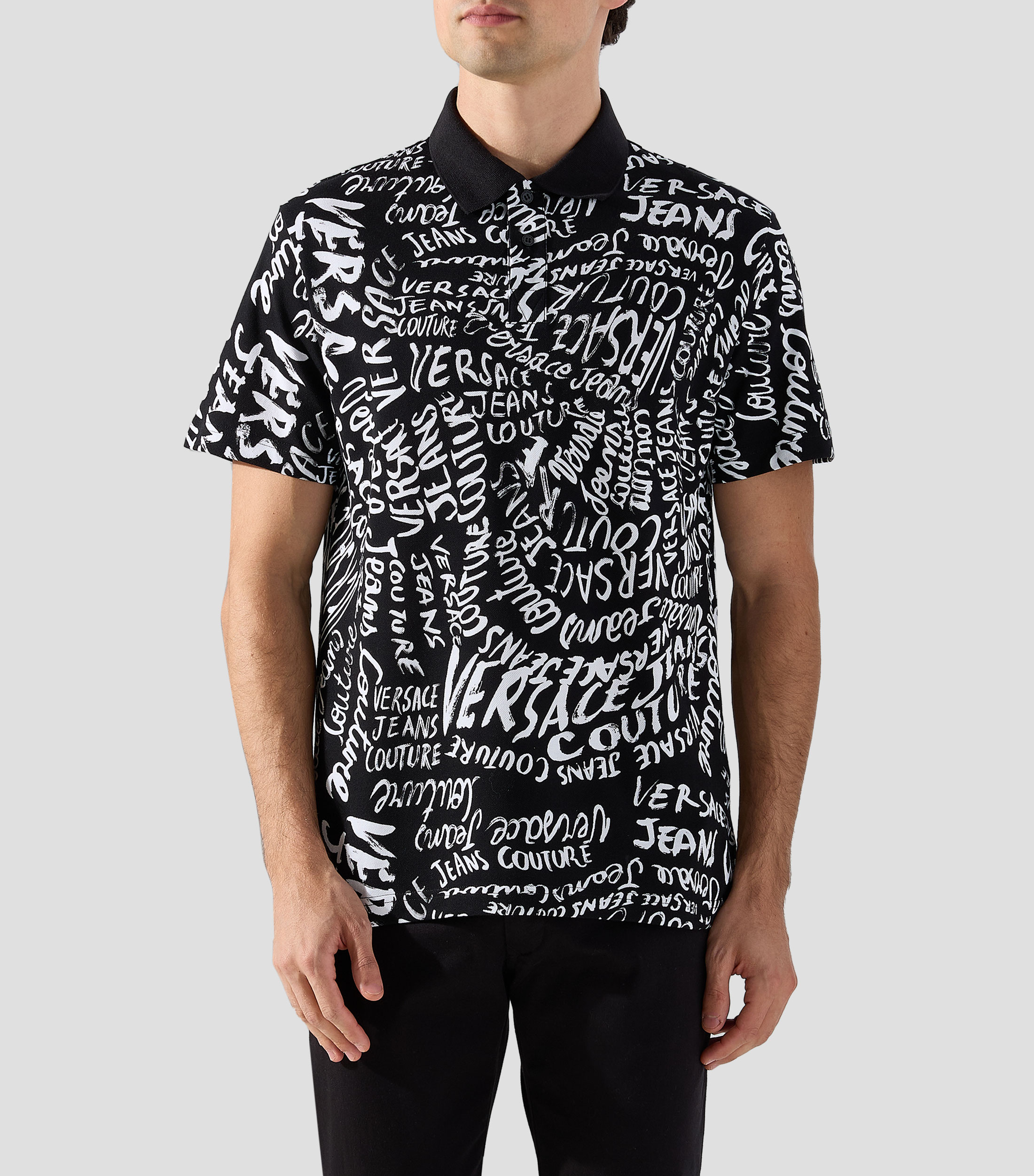 Versace Jeans Couture Playera tipo polo manga corta Hombre |El Palacio ...