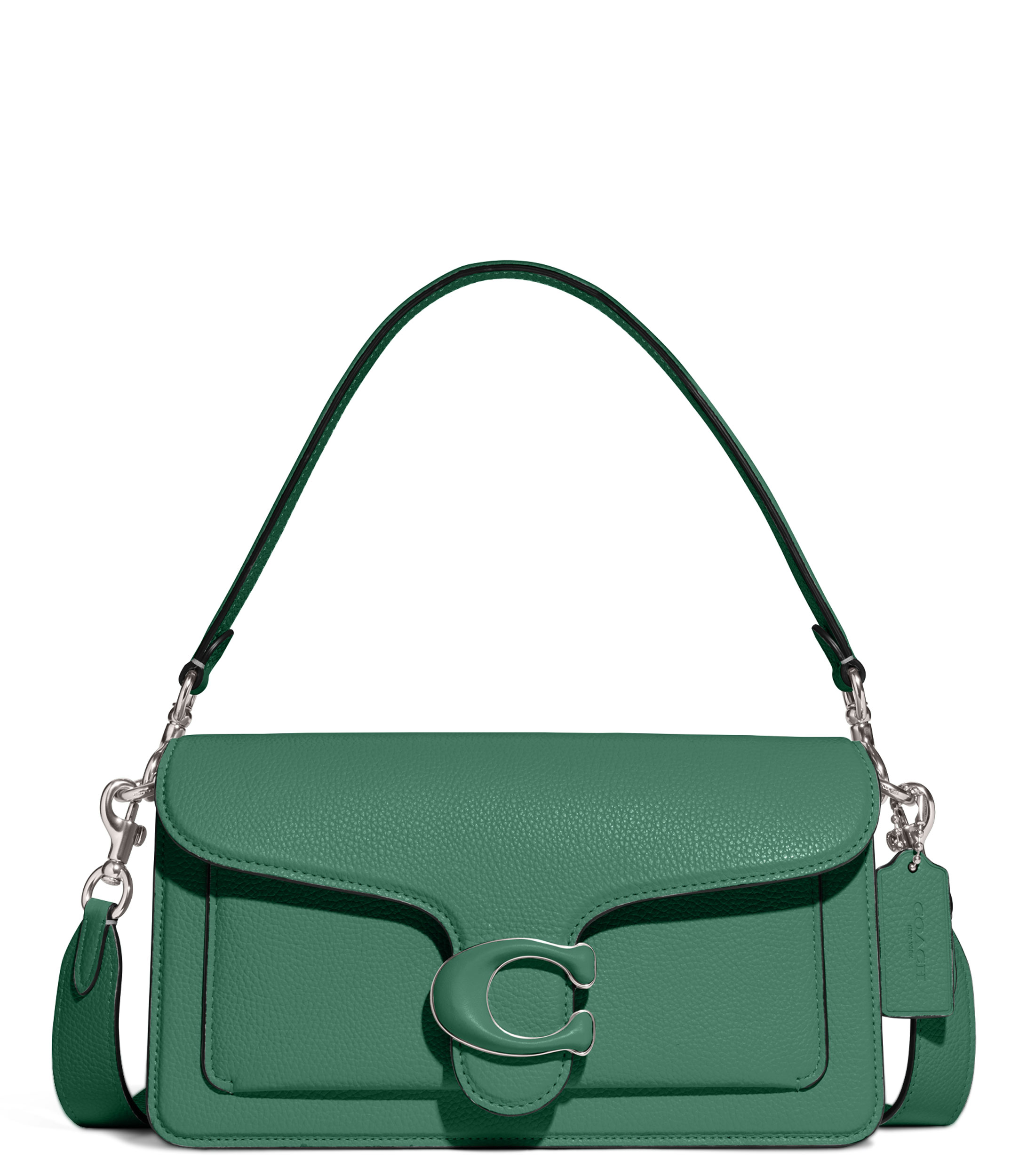 COACH: Bolso crossbody verde en piel Tabby Mujer | El Palacio de Hierro