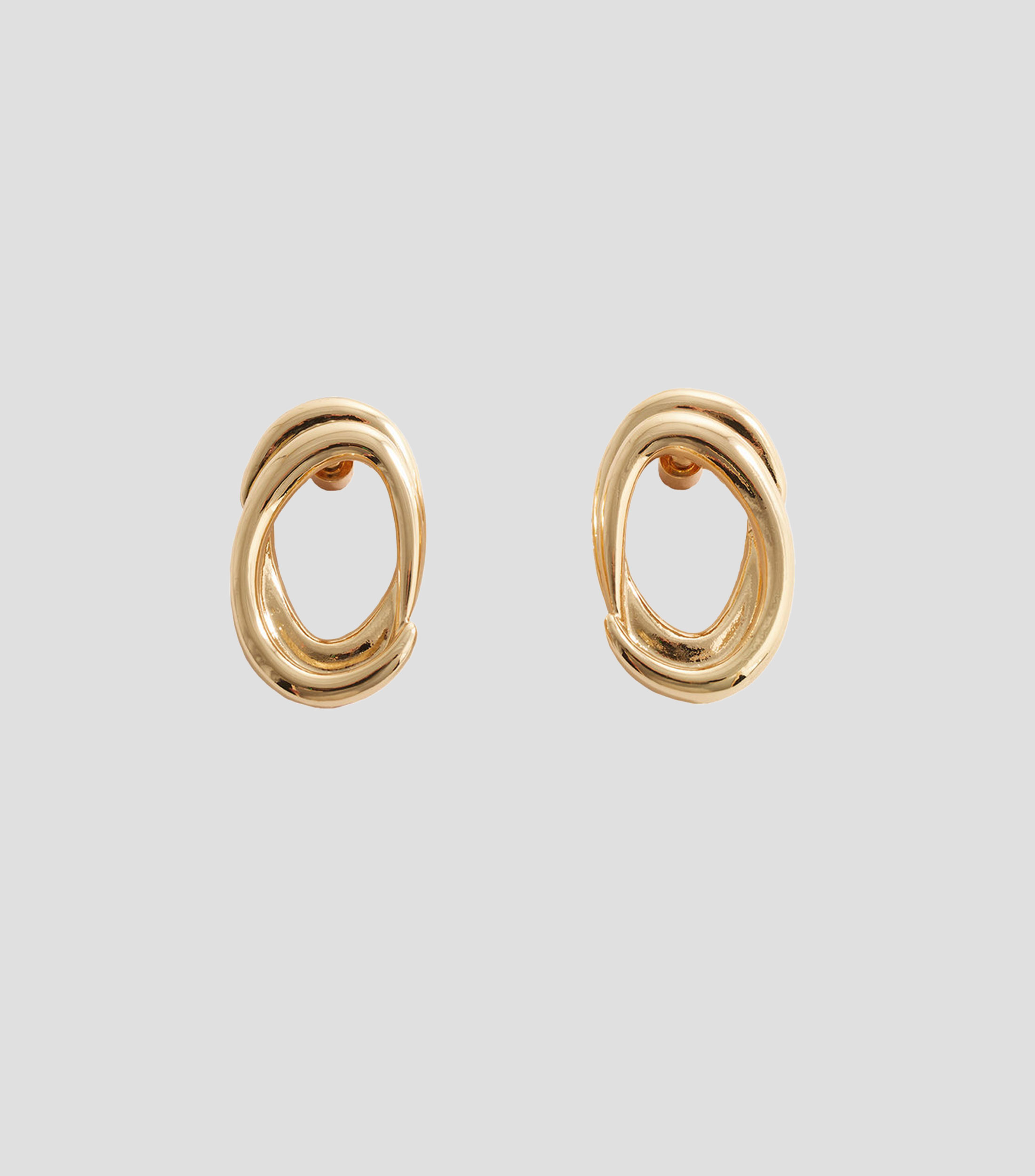 Mango Aretes de aro ovalado Mujer - El Palacio de Hierro