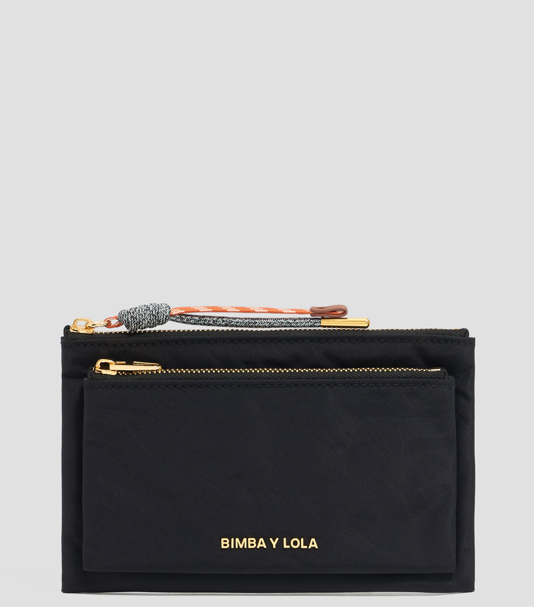 Bimba y Lola Cartera doble nylon negra Mujer |El Palacio de Hierro