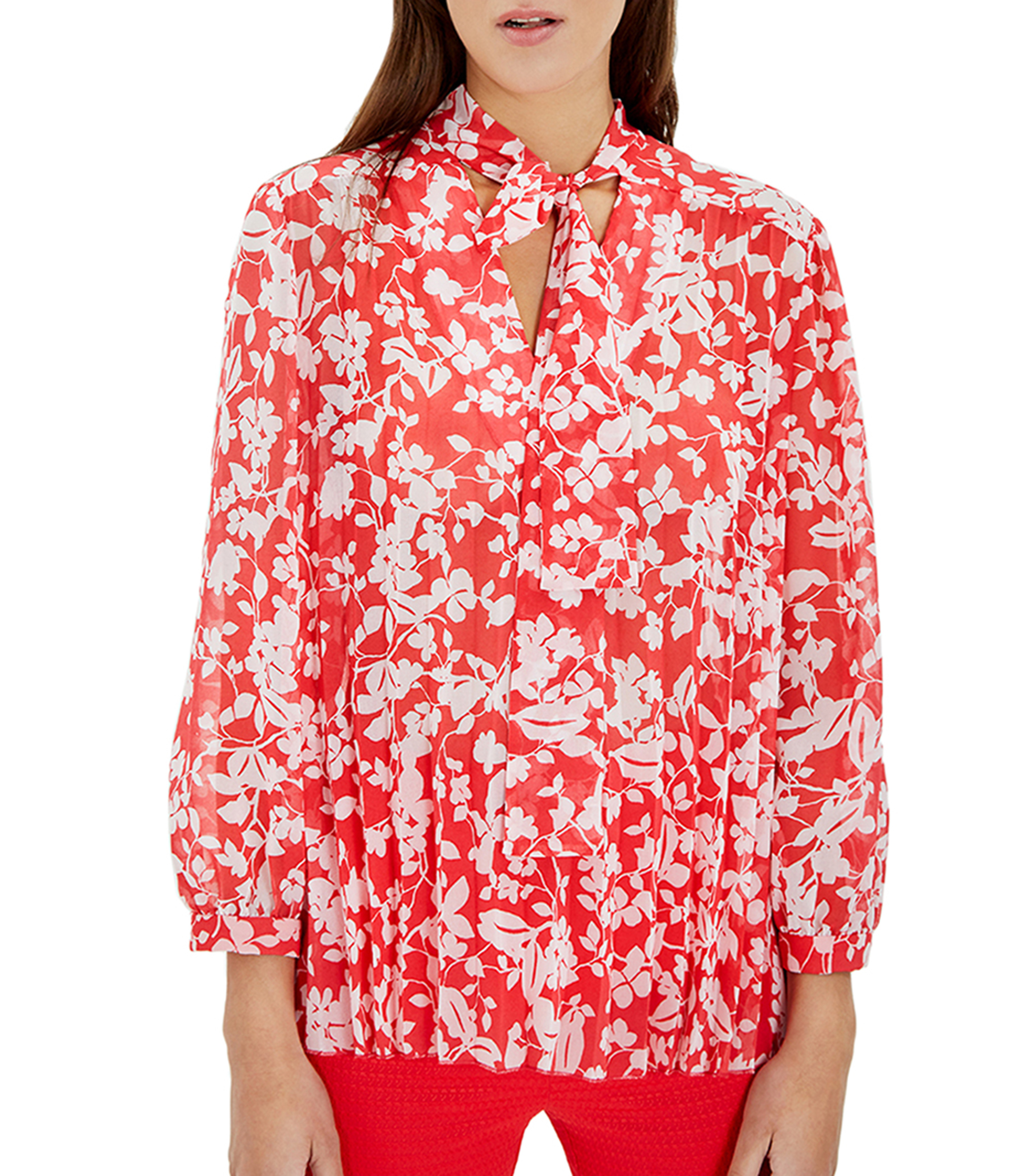 Julio Blusa con flores manga larga Mujer- El Palacio de Hierro