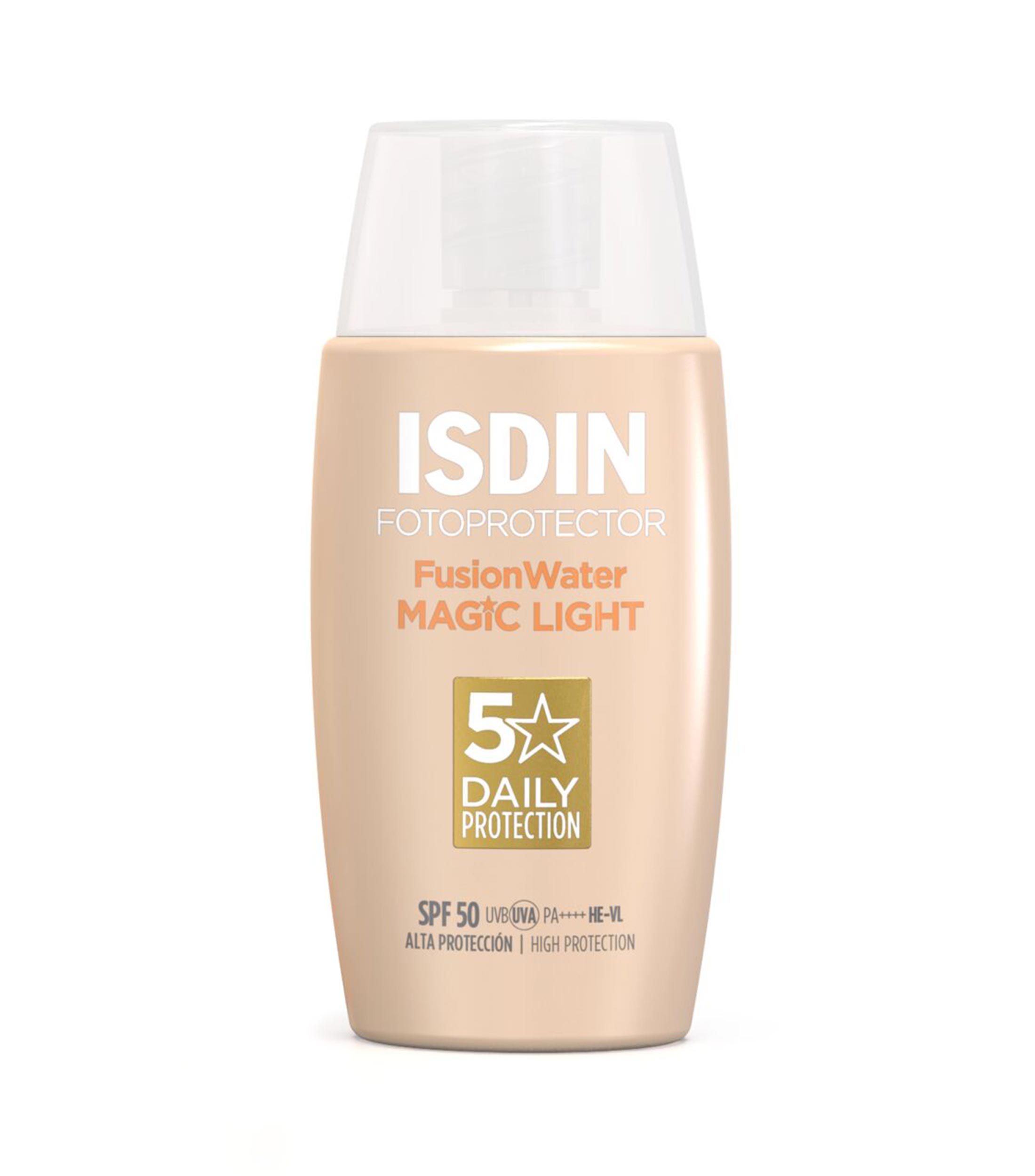 ISDIN: Protector Solar con color Fusion Water Magic Light, 50 ml | El ...