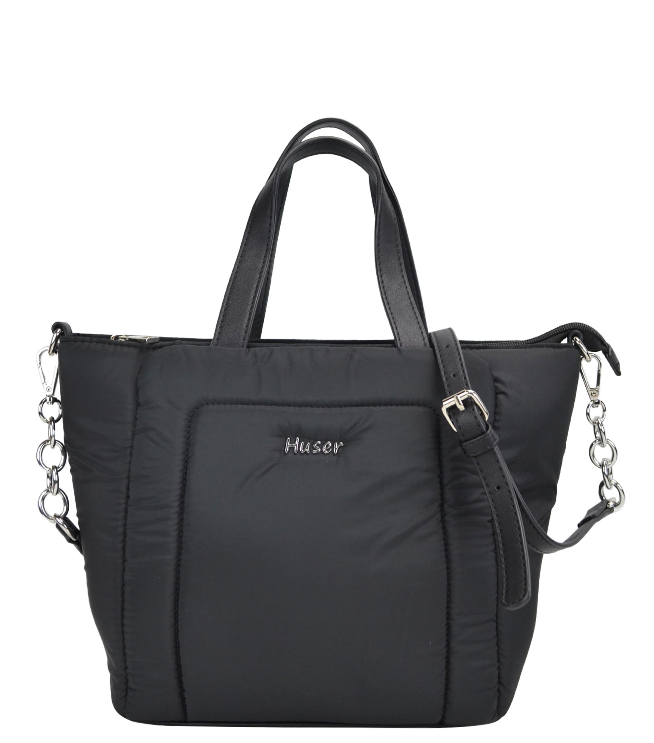 Huser: Bolso tote negro Mujer | El Palacio de Hierro
