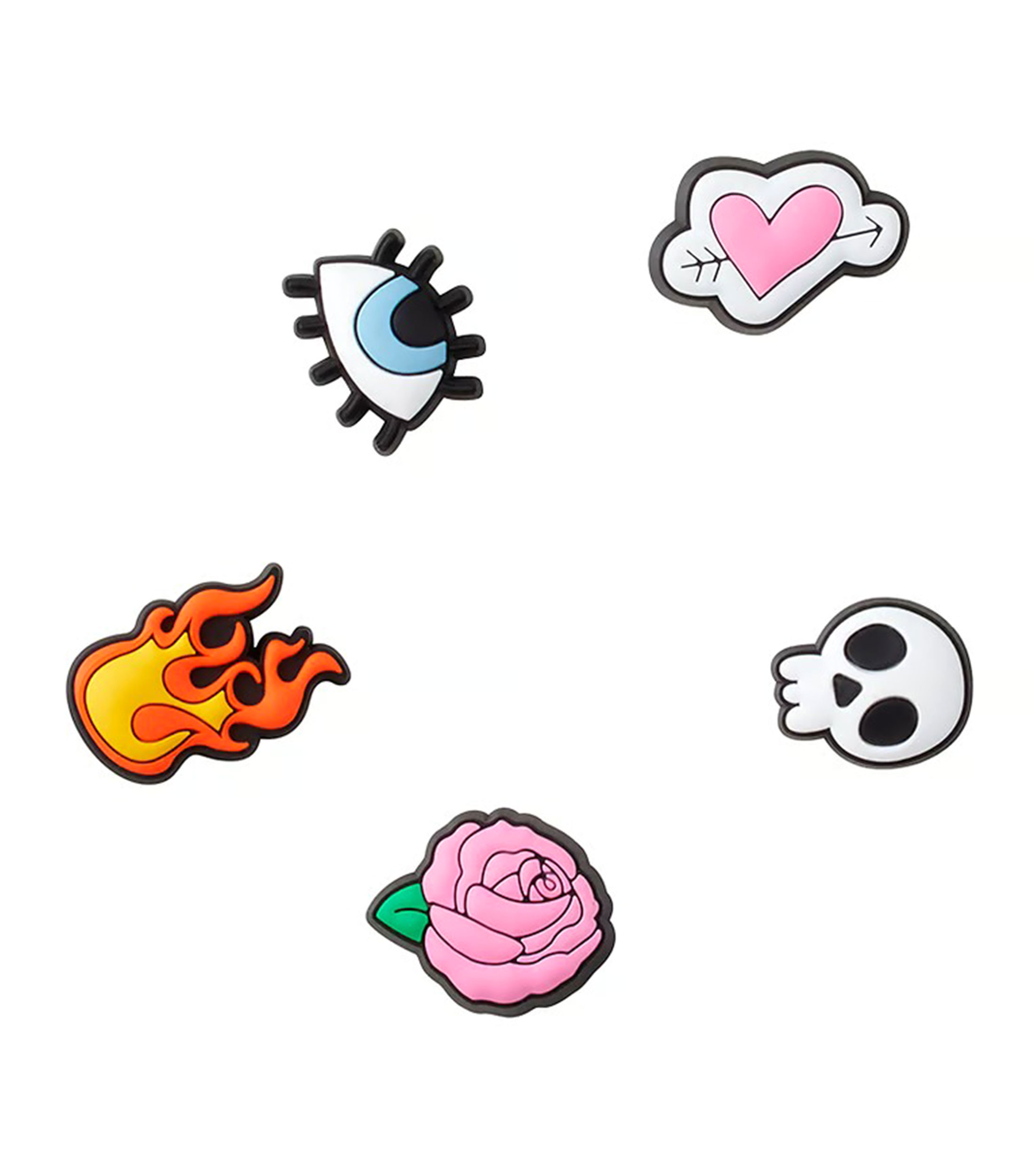 Crocs Set 5 pines Jibbitz para calzado - El Palacio de Hierro