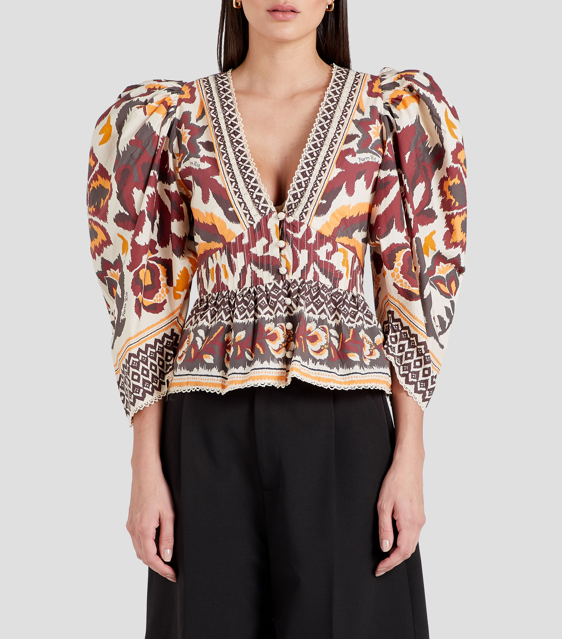 FARM RIO: Blusa Estampada Mujer | El Palacio de Hierro