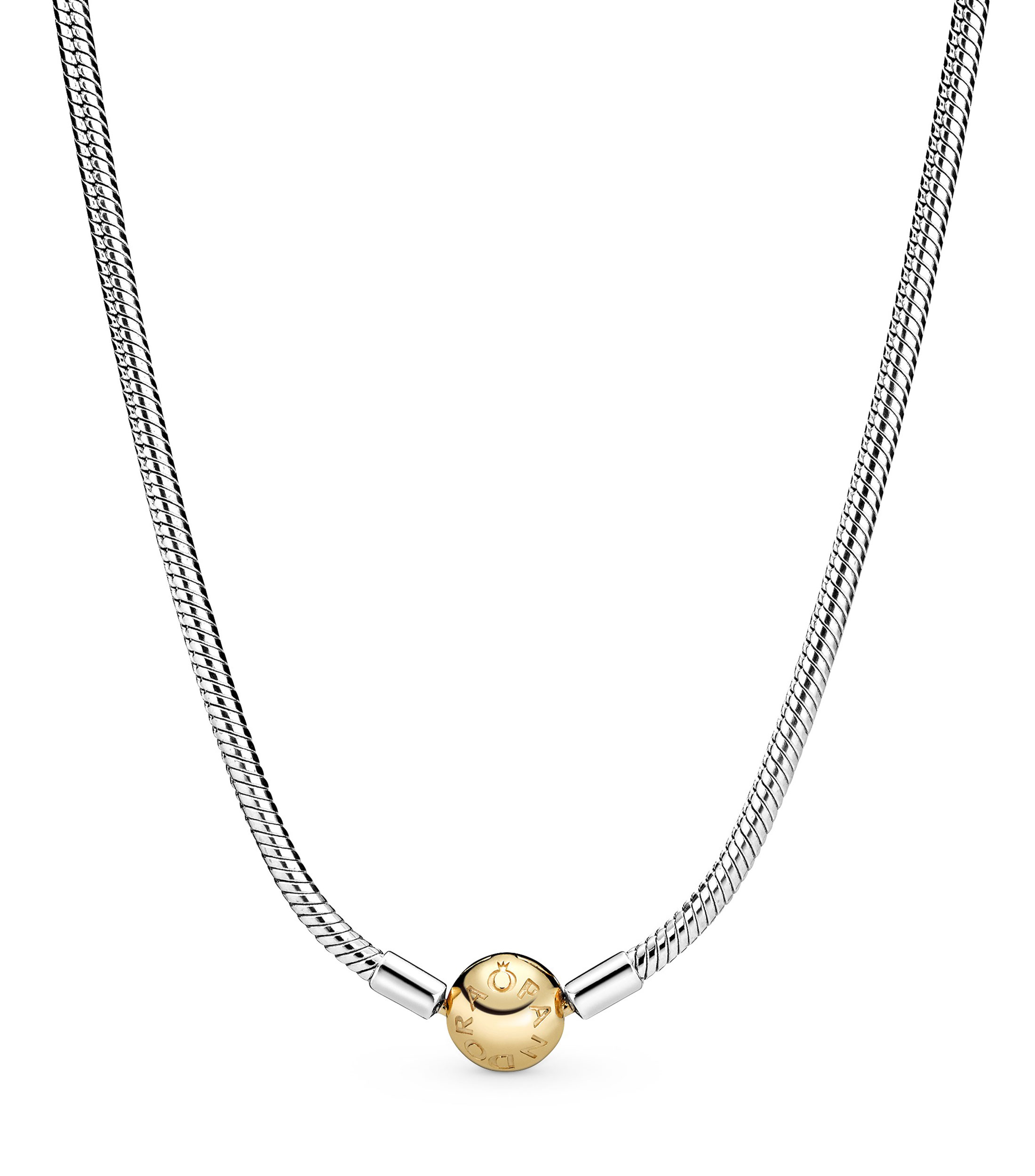 Pandora Collar Iconic Snake Chain en plata .925 Pandora Moments Mujer ...