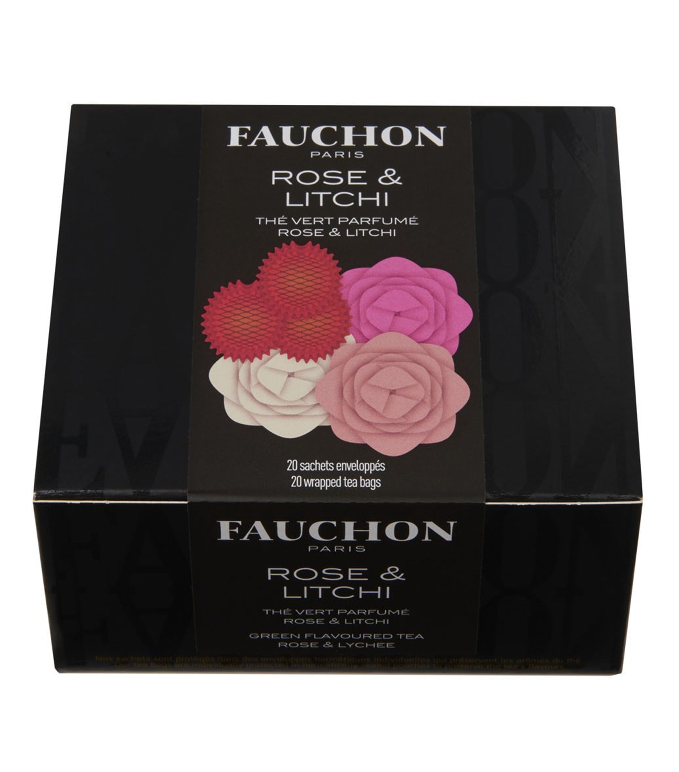Fauchon Paris Té de Rosas y Lichi 20 Sobres, 40 g - El Palacio de Hierro