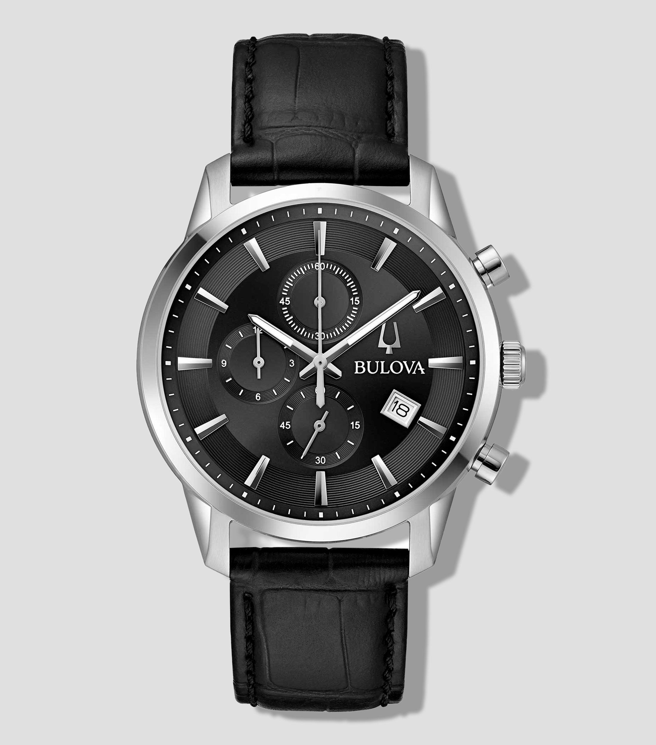 Bulova Reloj para hombre Clásicos Sutton Crono Casual, Plata - El ...