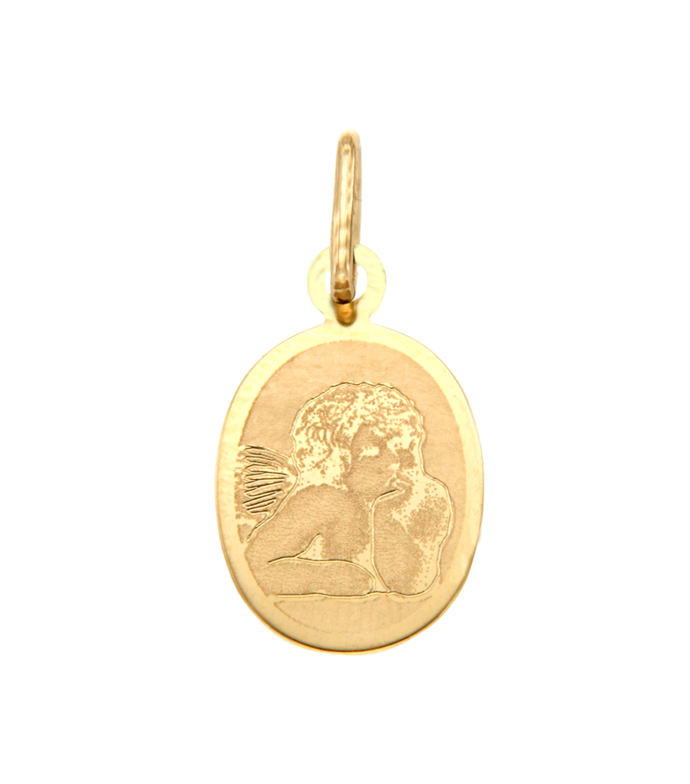 Oro & Gold Dije en oro de 14 Kts Angelito Unisex - El Palacio de Hierro