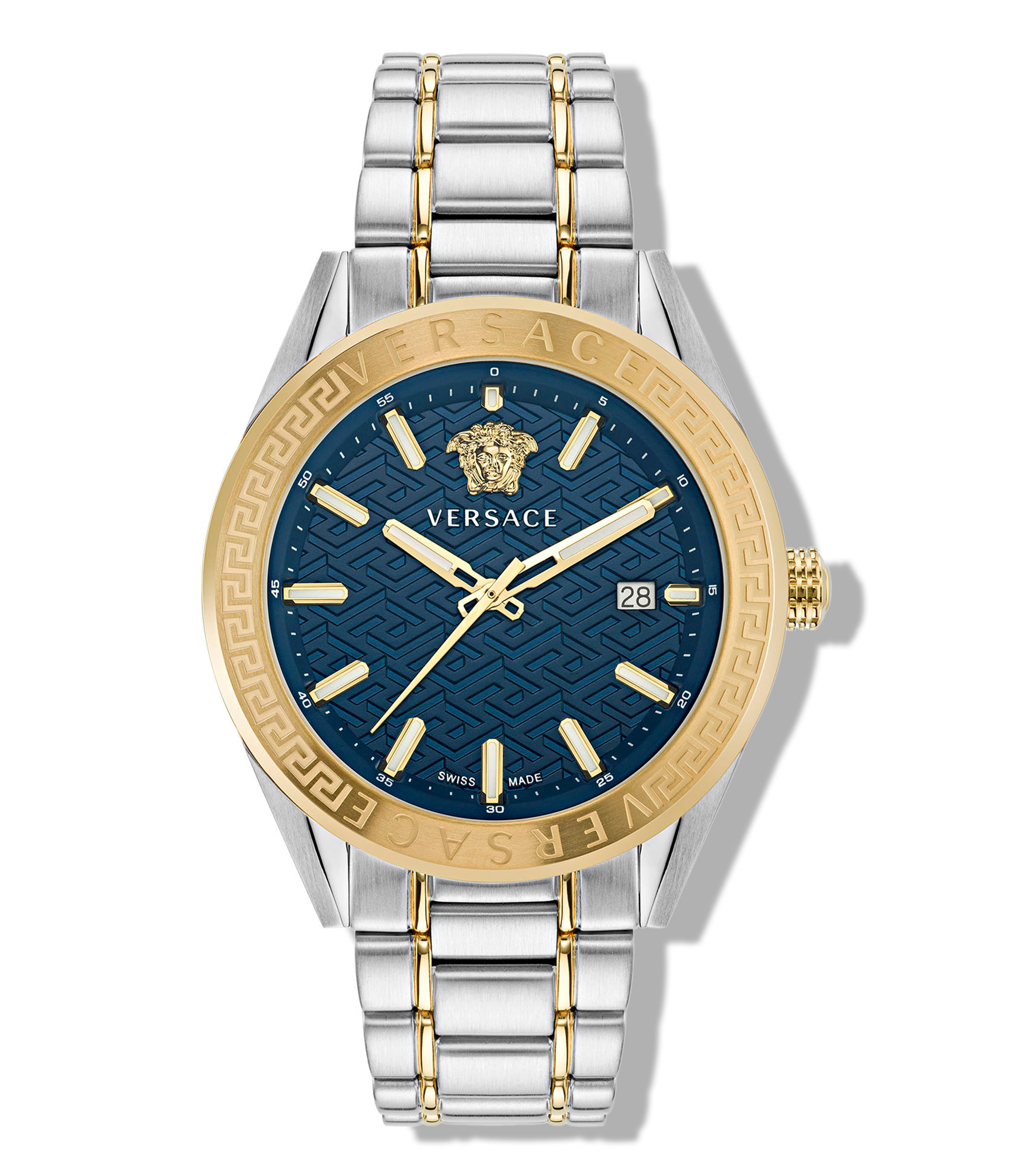 Versace Reloj para hombre V-Code De vestir Azul marino - El Palacio de ...