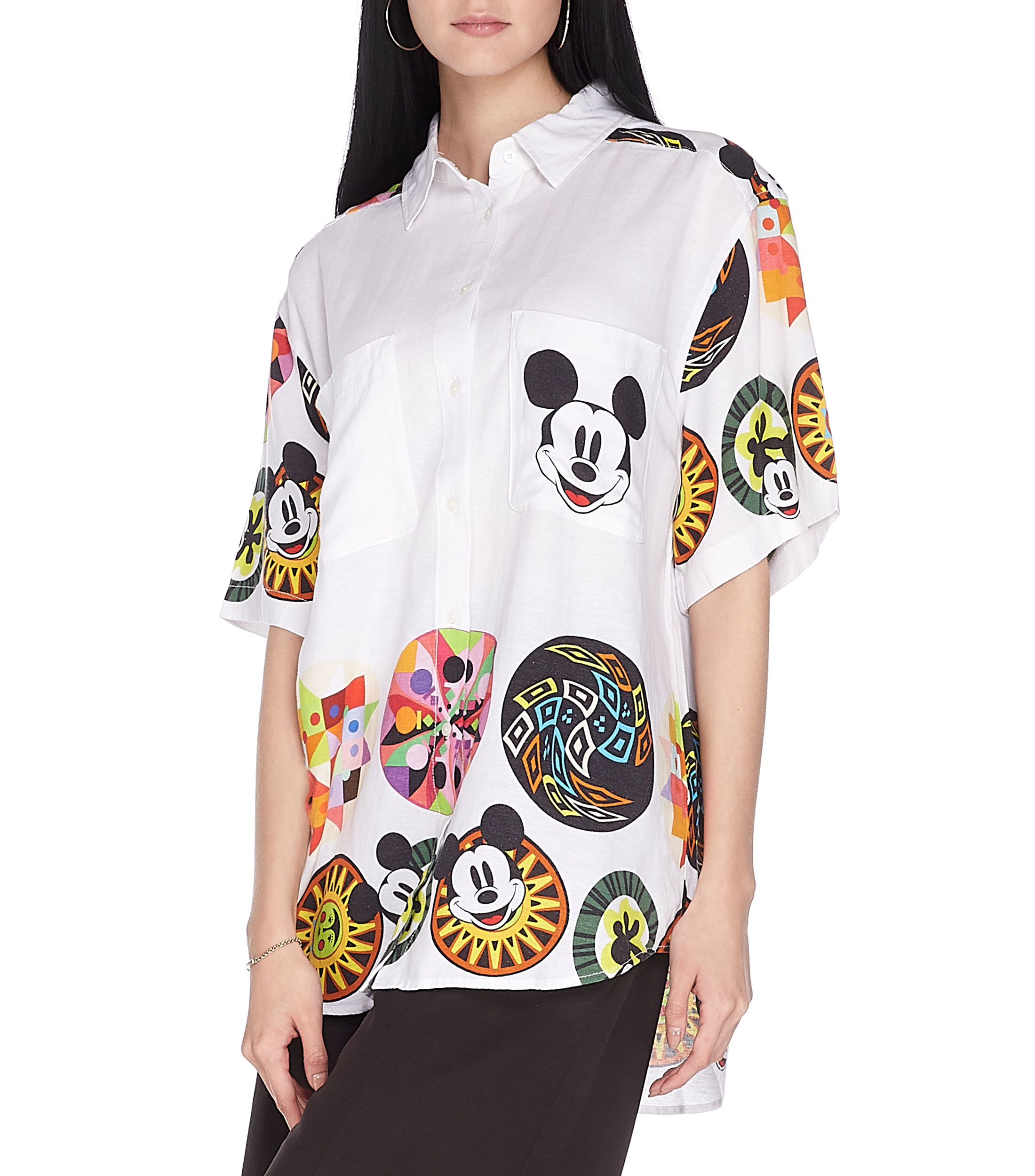 Desigual Camisa de manga corta Mickey Mouse Mujer - El Palacio de Hierro