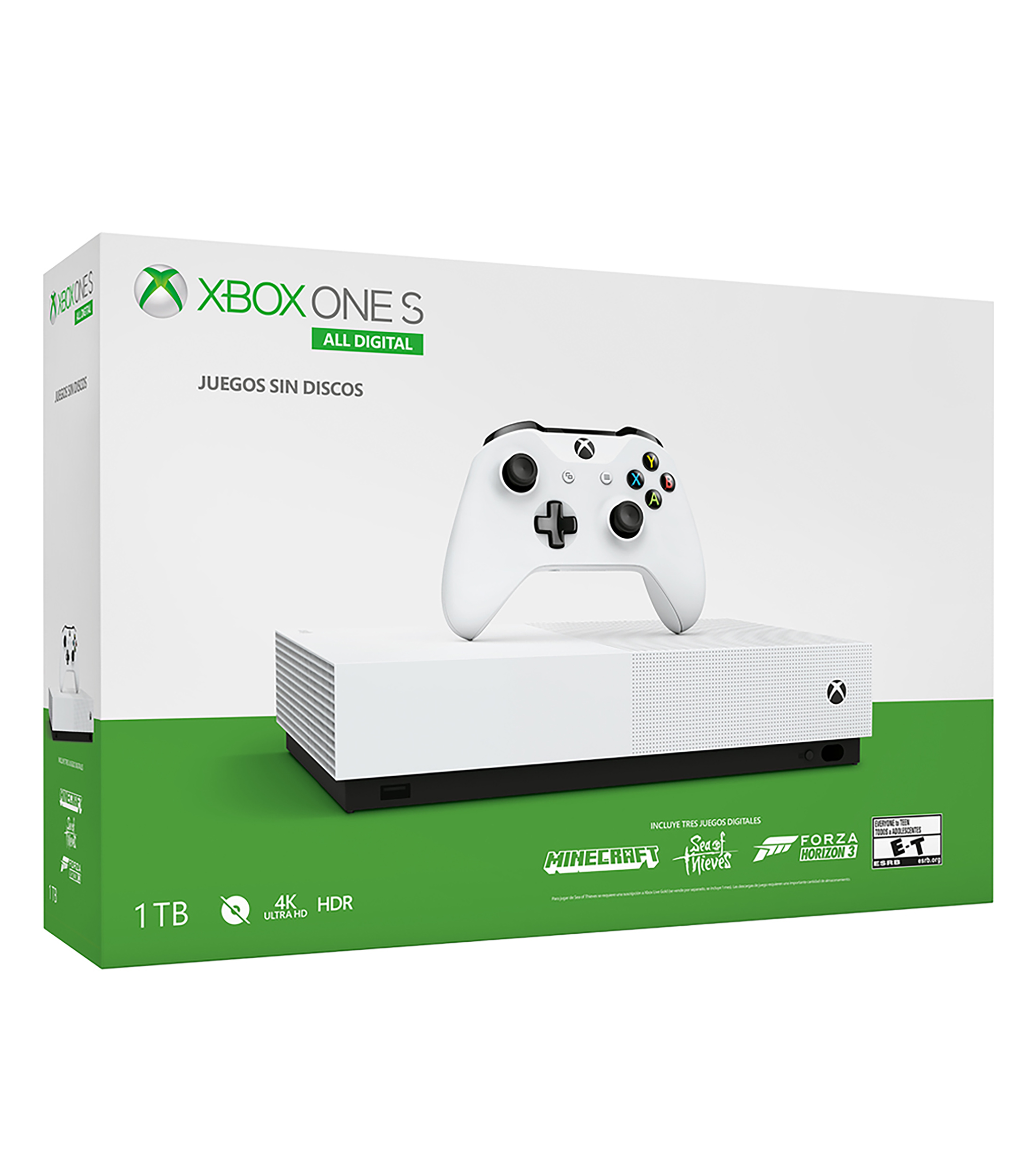 Xbox Consola Xbox One S Edición All-Digital 1 TB - El Palacio de Hierro