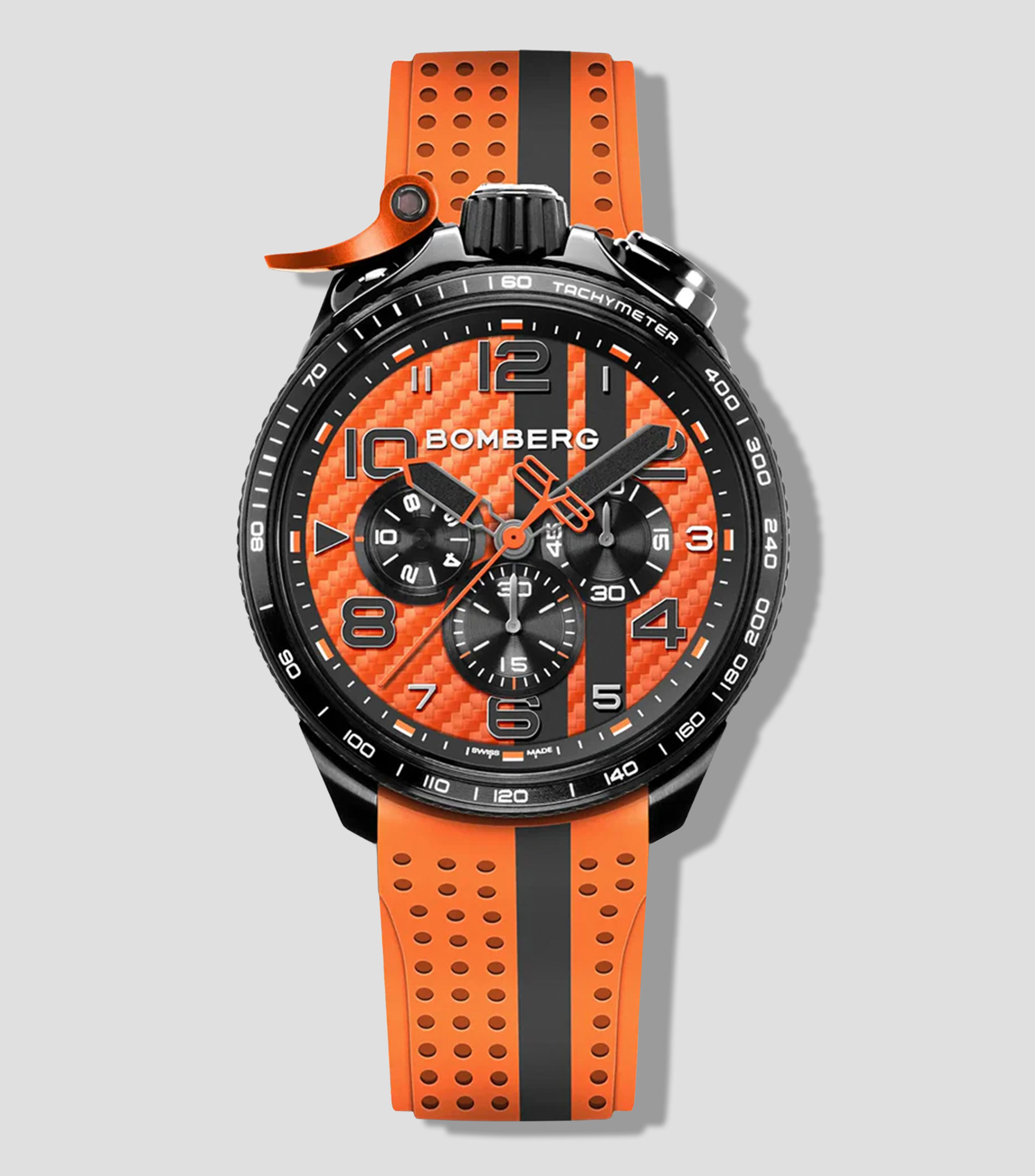 Bomberg Reloj Unisex Racing carbon Deportivo, Negro - El Palacio de Hierro