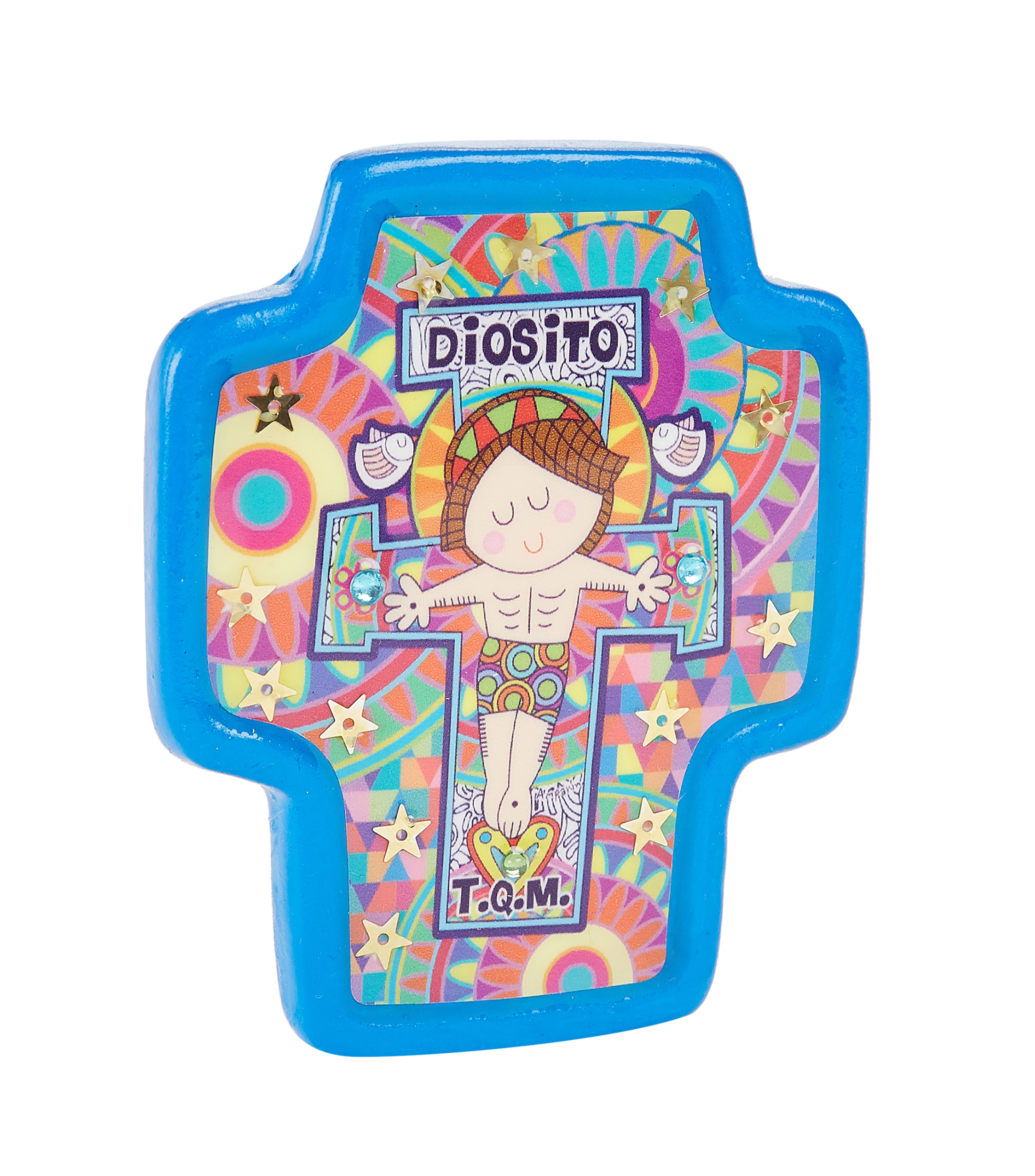 Distroller Cruz Imán Azul Diosito Distroller - El Palacio de Hierro