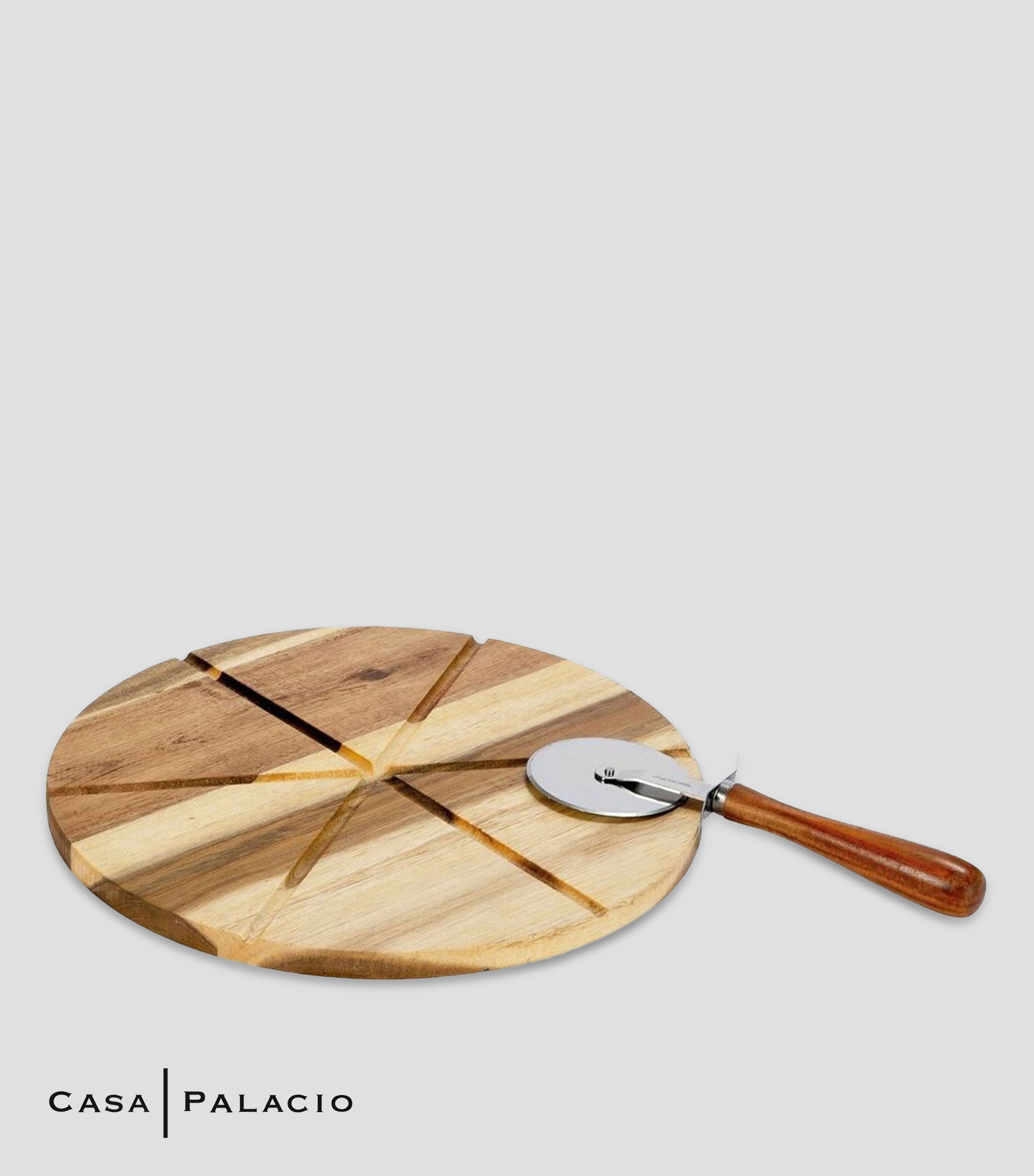Andrea House Tabla para cortar de madera y cortador para pizza - El ...
