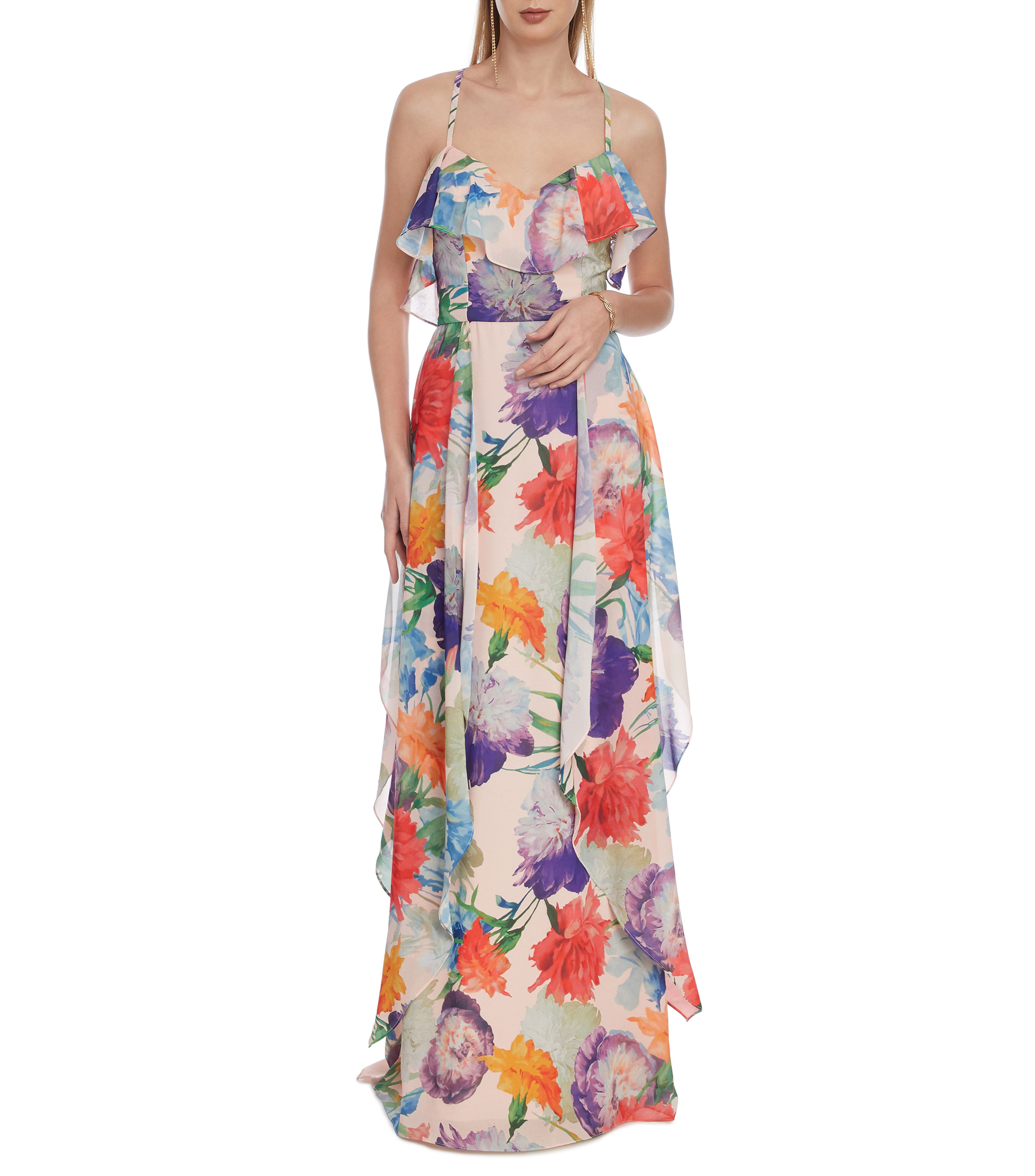 Eva Brazzi Vestido de Fiesta largo Mujer - El Palacio de Hierro