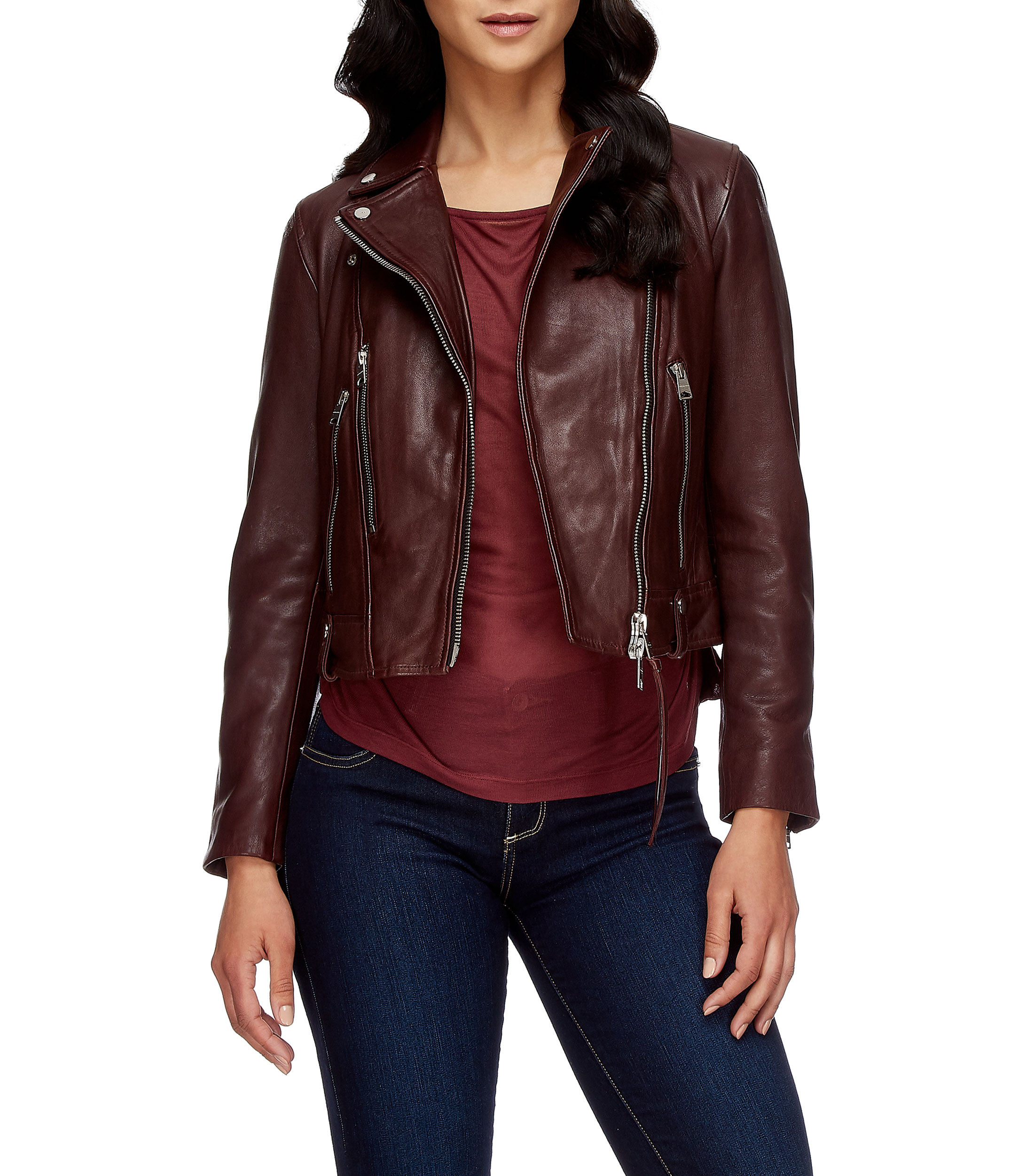 AllSaints Chamarra Biker en piel Mujer - El Palacio de Hierro
