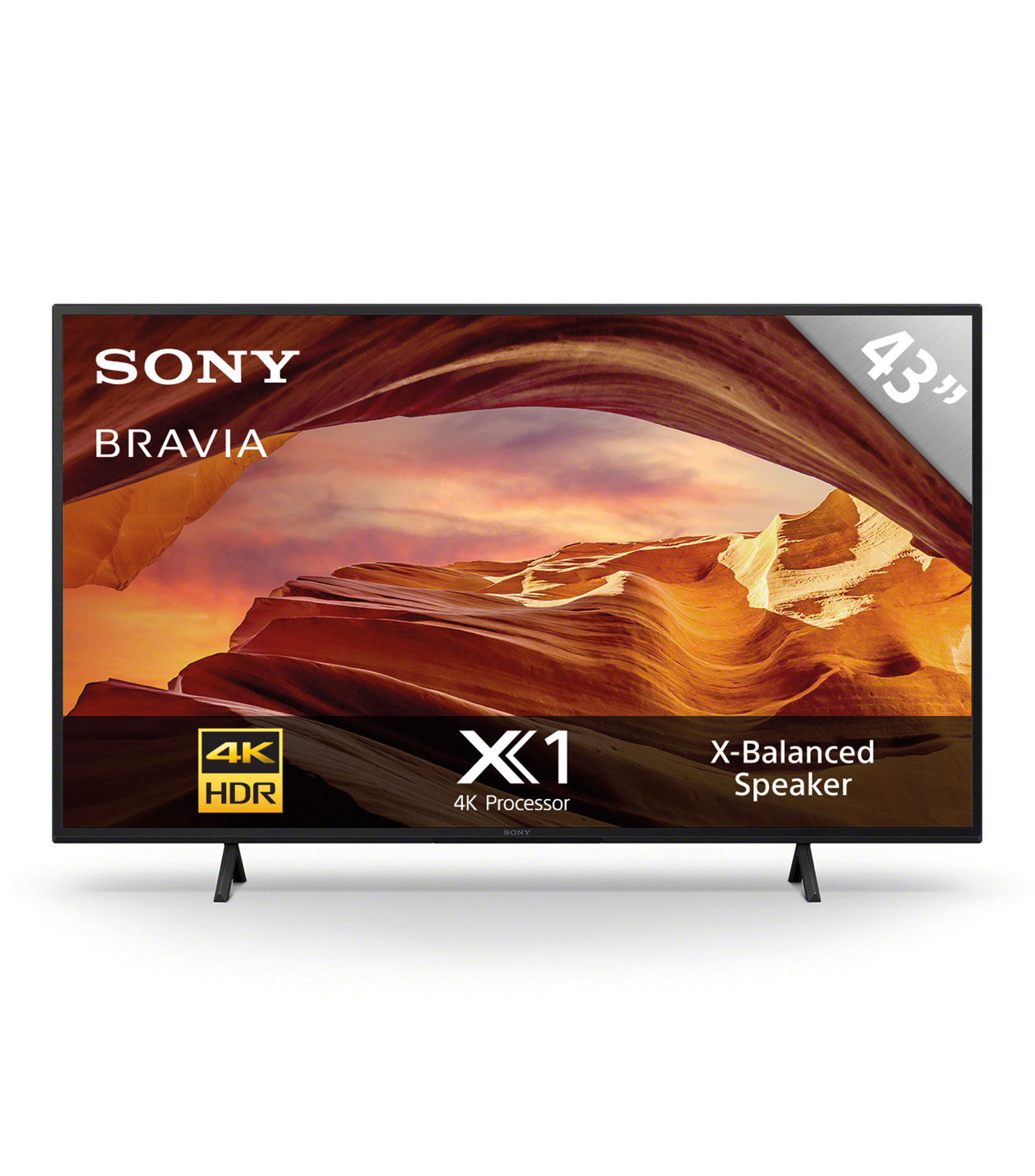 Sony: Pantalla 43 Pulgadas Plana BRAVIA LED 4K UHD Google TV KD-43X77L ...