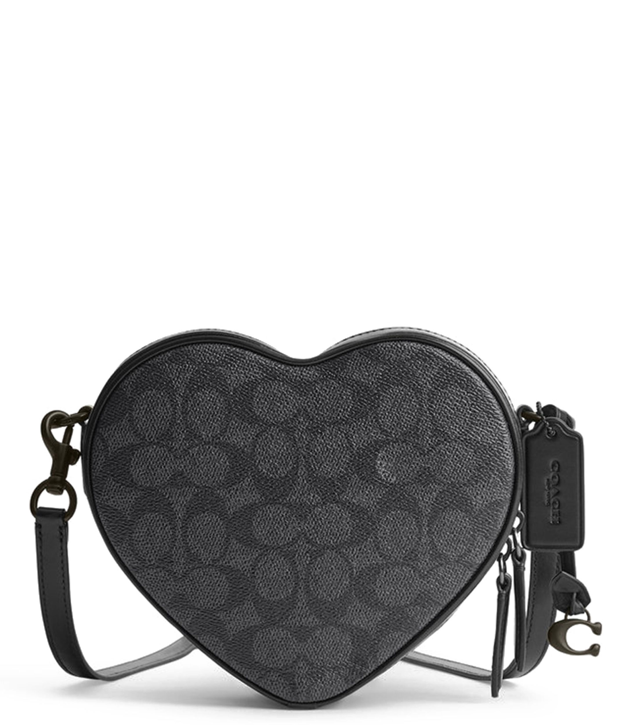 COACH: Bolso Crossbody negro Coated Heart monogram Mujer | El Palacio ...