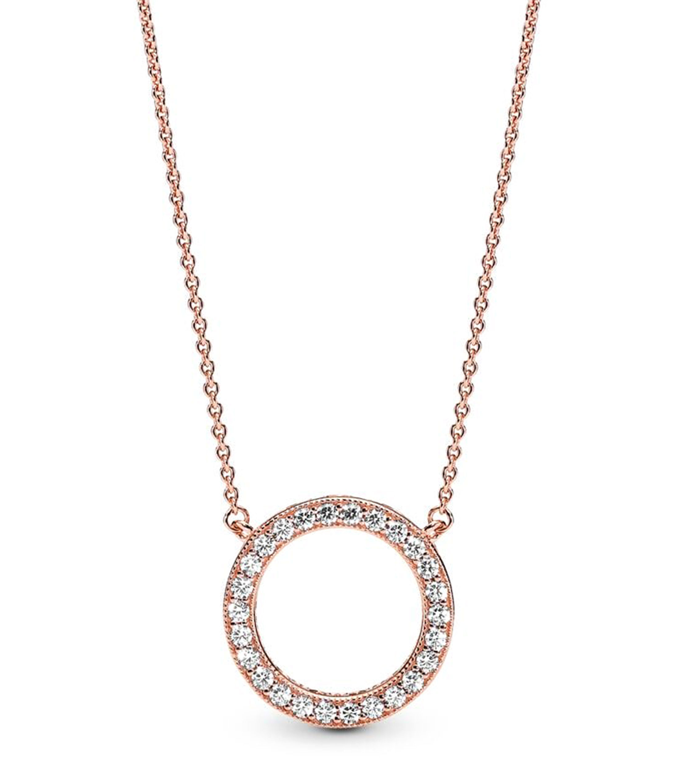 Pandora: Collar con dije Rose con circonitas Mujer | El Palacio de Hierro