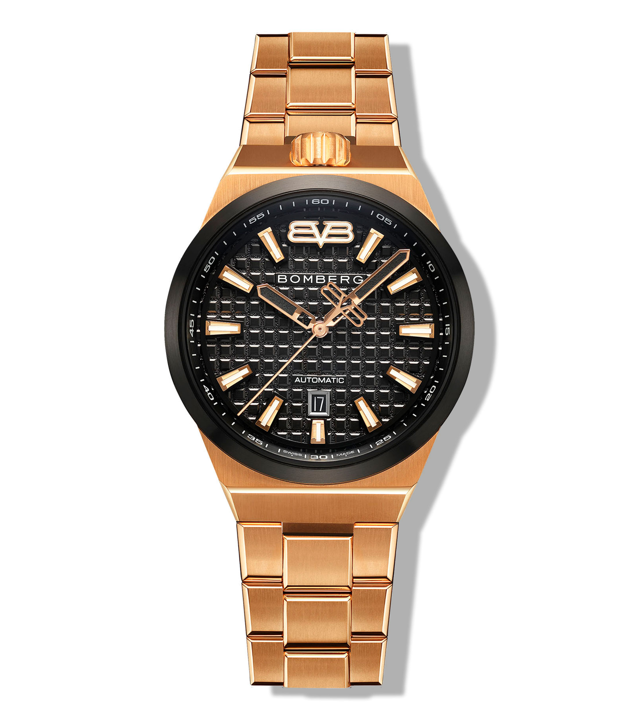 Bomberg Reloj para Hombre Bolt 68 Neo Metrópolis De Vestir, dorado ...