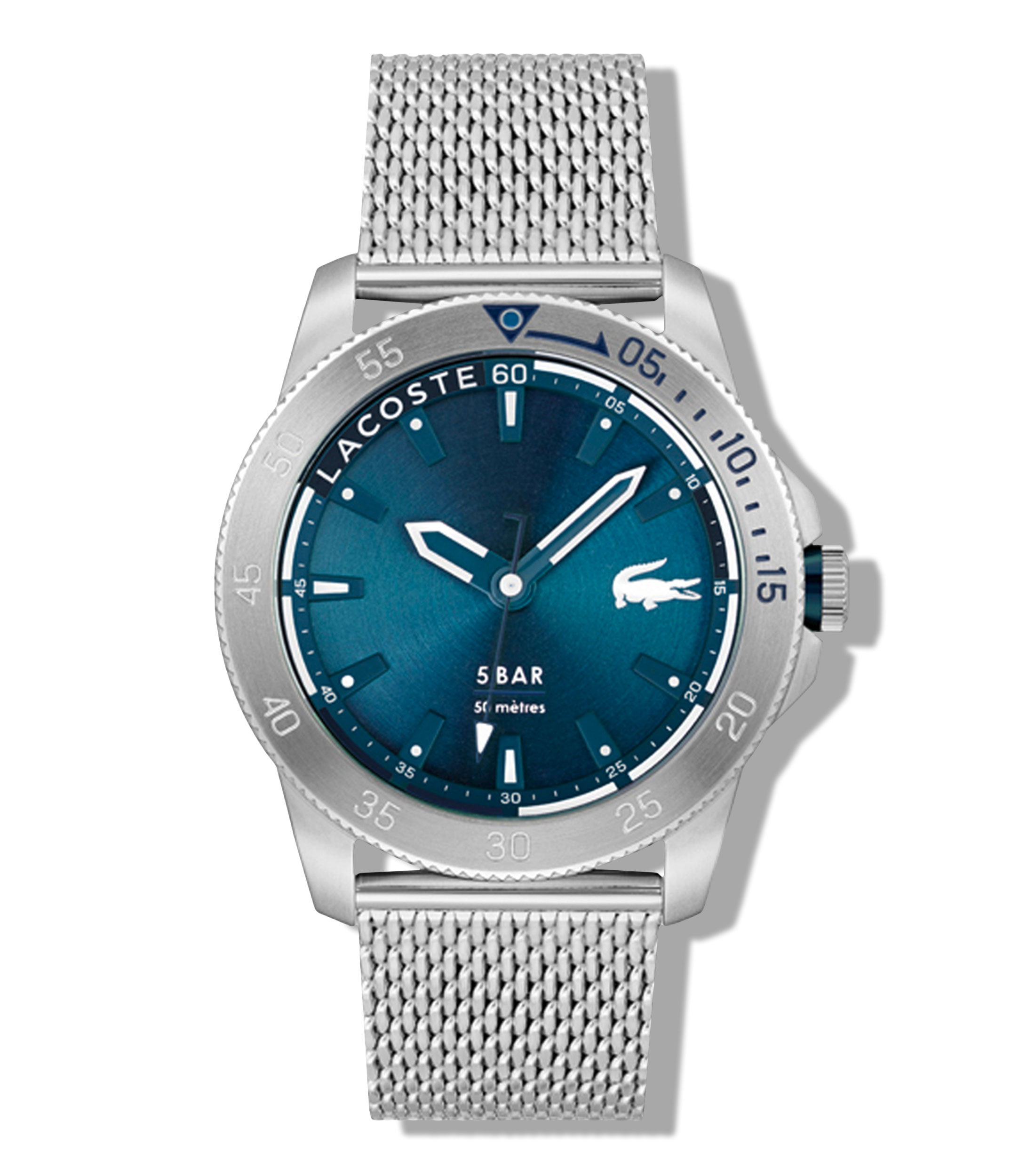 Lacoste Reloj para Hombre Regatta Deportivo, Plata - El Palacio de Hierro