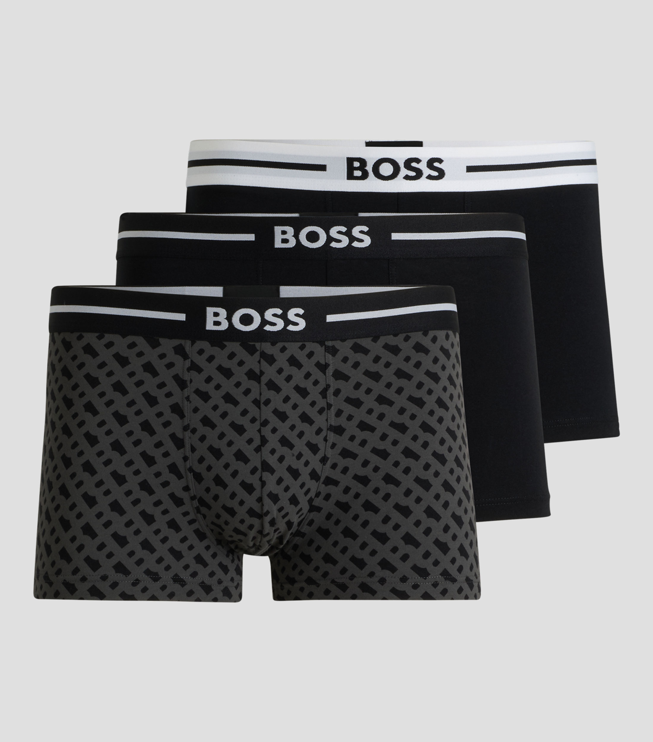 HUGO BOSS_0970_Hugo Boss Set bóxers cortos 3 piezas con en diseños ...
