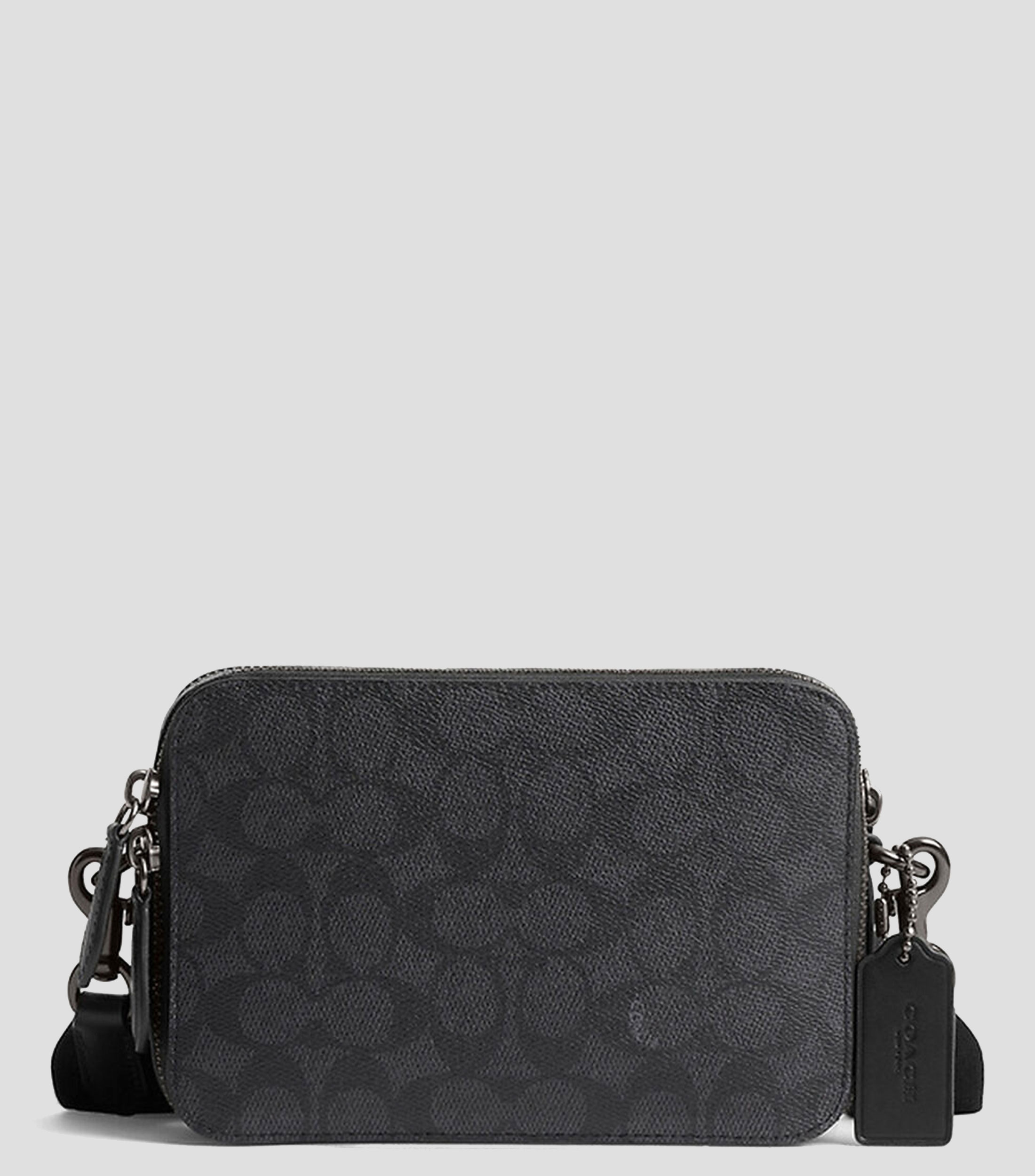 COACH: Bolso crossbody negro monogram en piel Hombre | El Palacio de Hierro