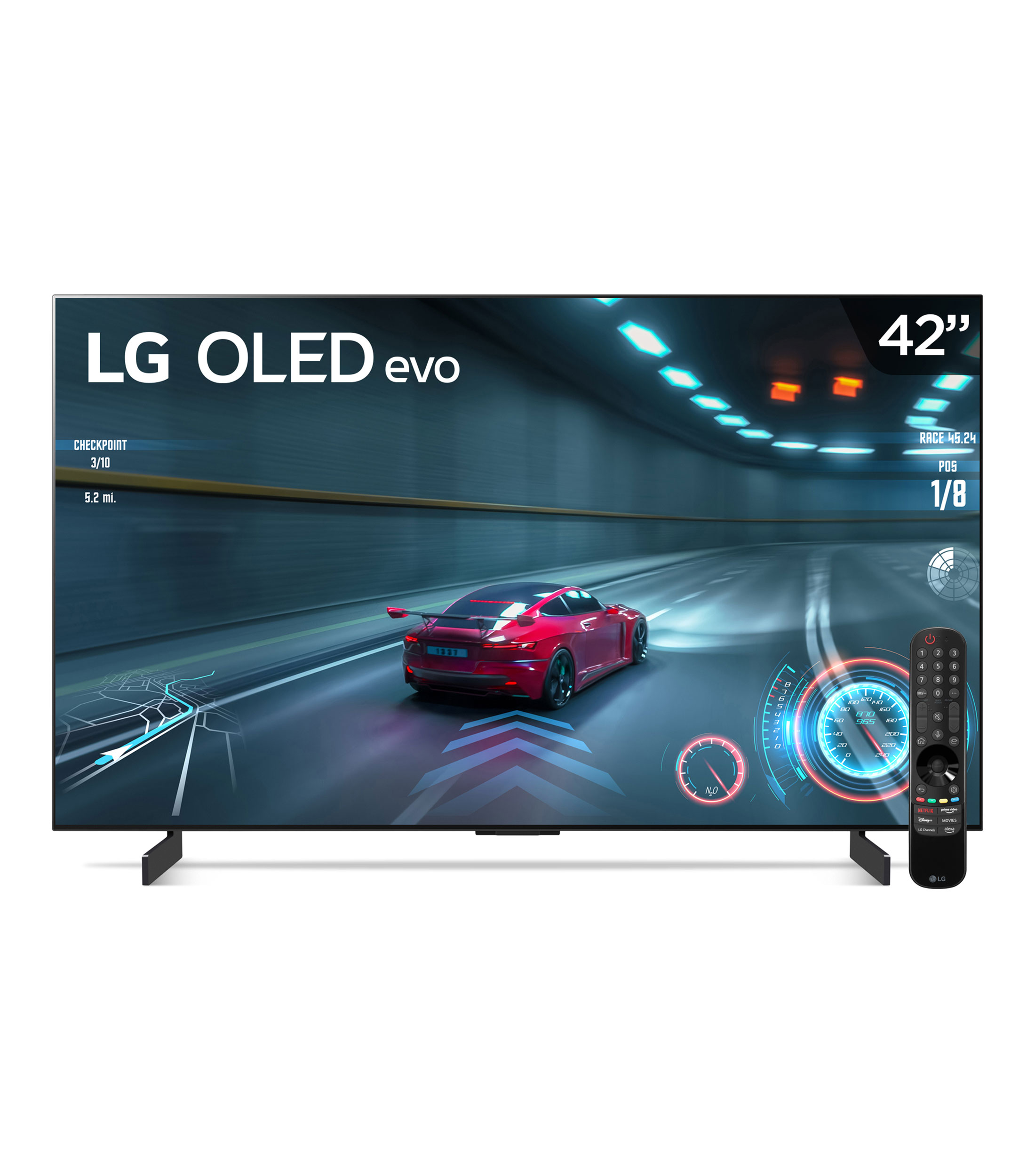 LG: Pantalla 42" Plana OLED 4K SMART TV con ThinQ AI OLED42C3PSA | El ...