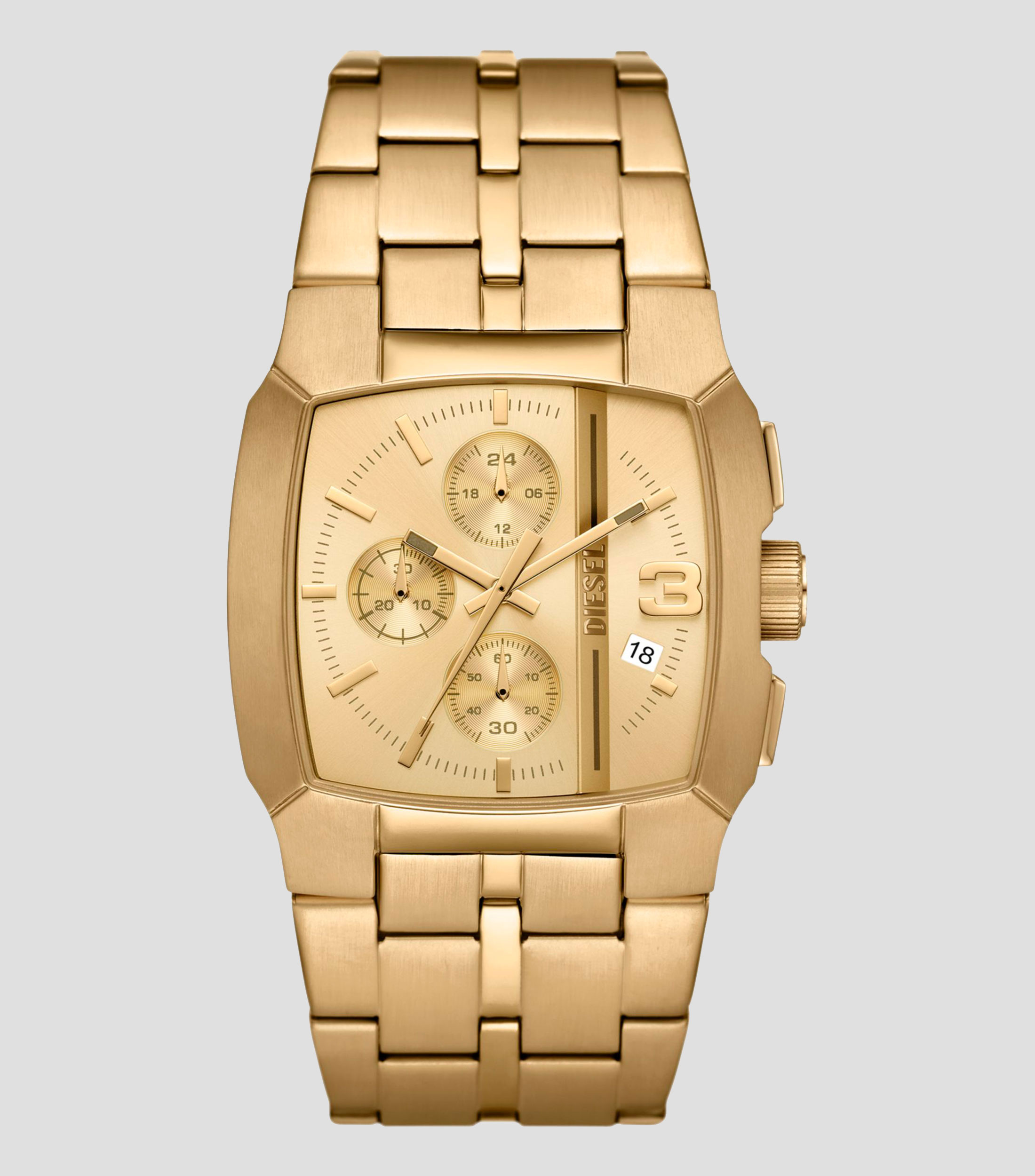 Diesel Reloj para Hombre Cliffhanger Casual Dorado - El Palacio de Hierro