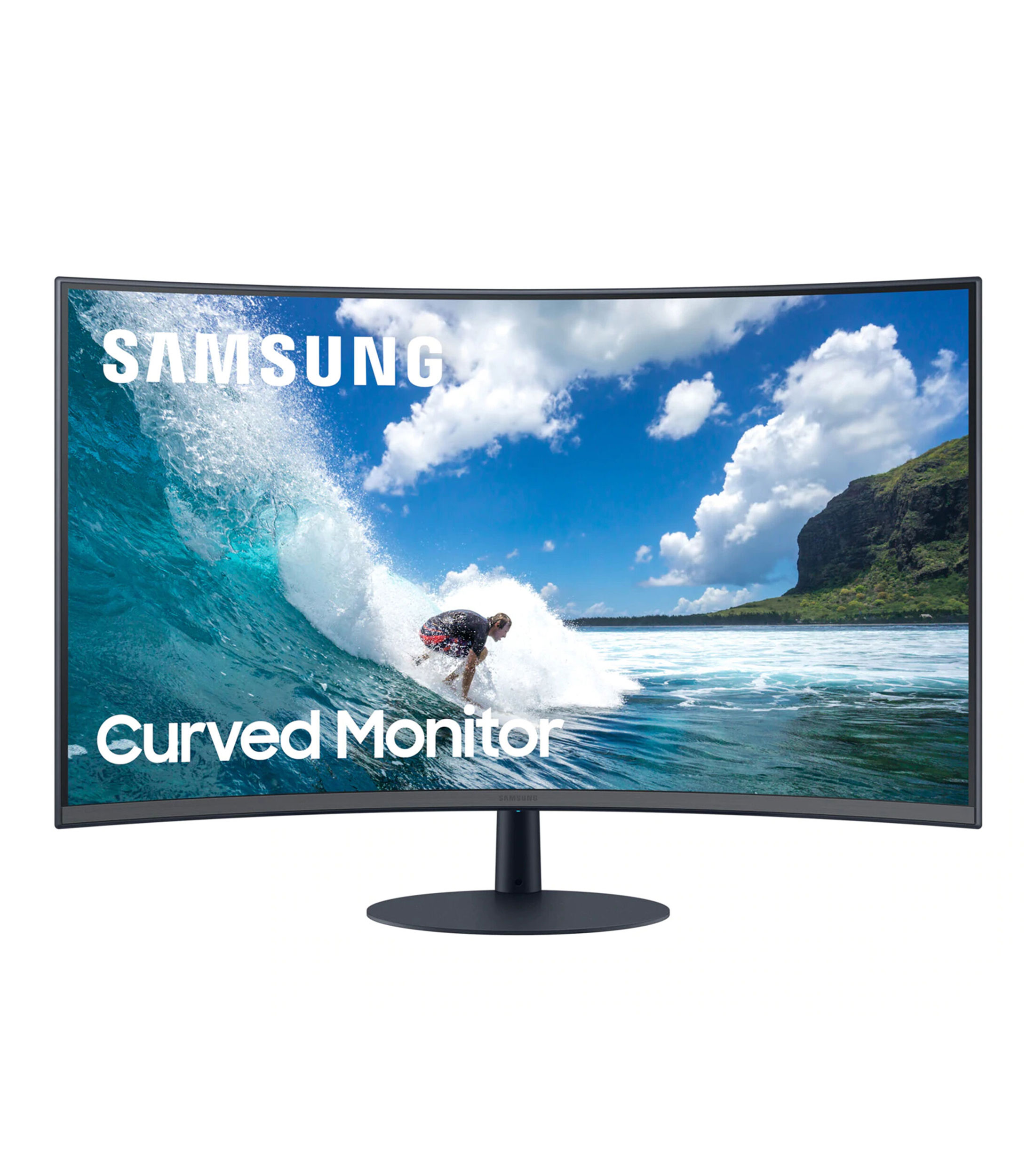 Samsung: Monitor 27 Pulgadas Curvo 1000R Full HD 75 Hz LC27T550FDLXZX ...