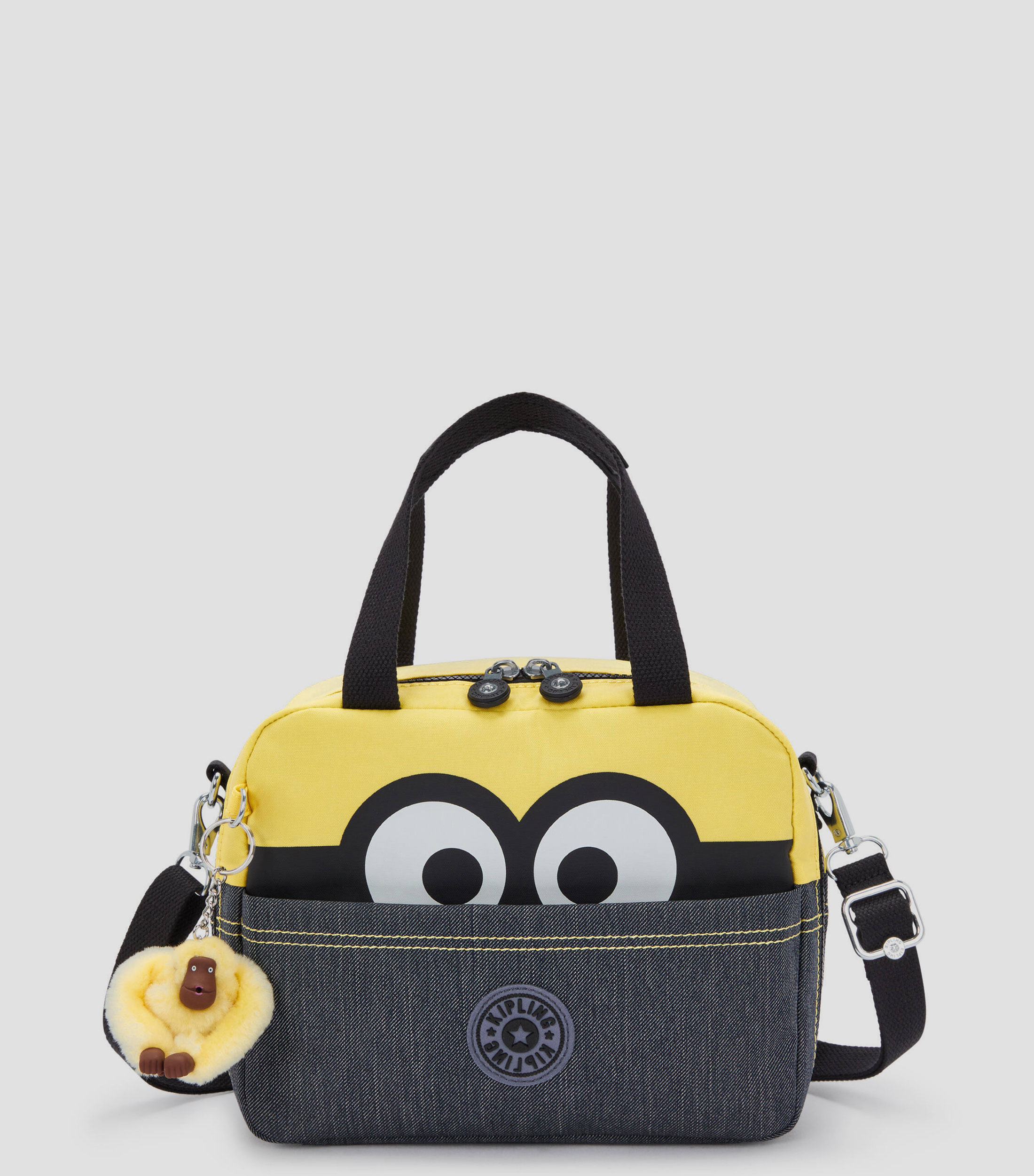 Kipling: Lonchera Minions amarilla con llavero Niño teen | El Palacio ...