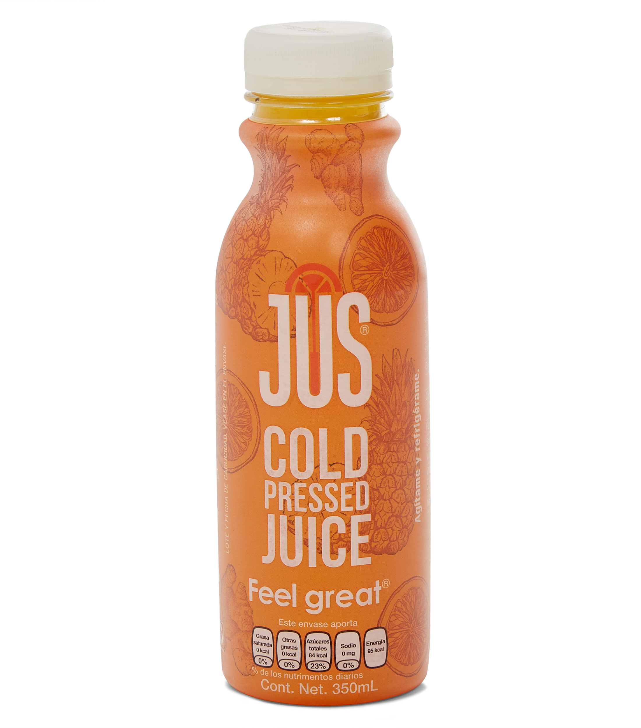 Jus Lab Jugo Feel Great, 350 ml - El Palacio de Hierro