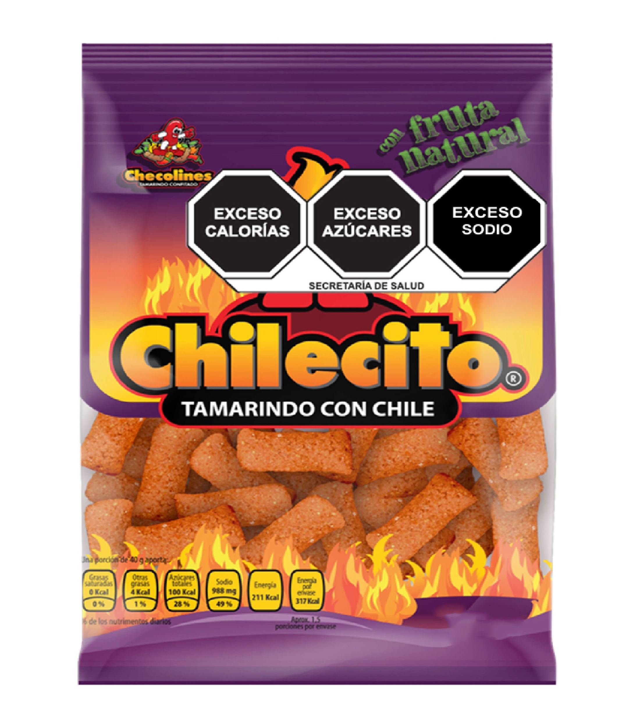 KRAM | Checolines - Chilecito Tamarindo Enchilado, 60 g | El Palacio de ...